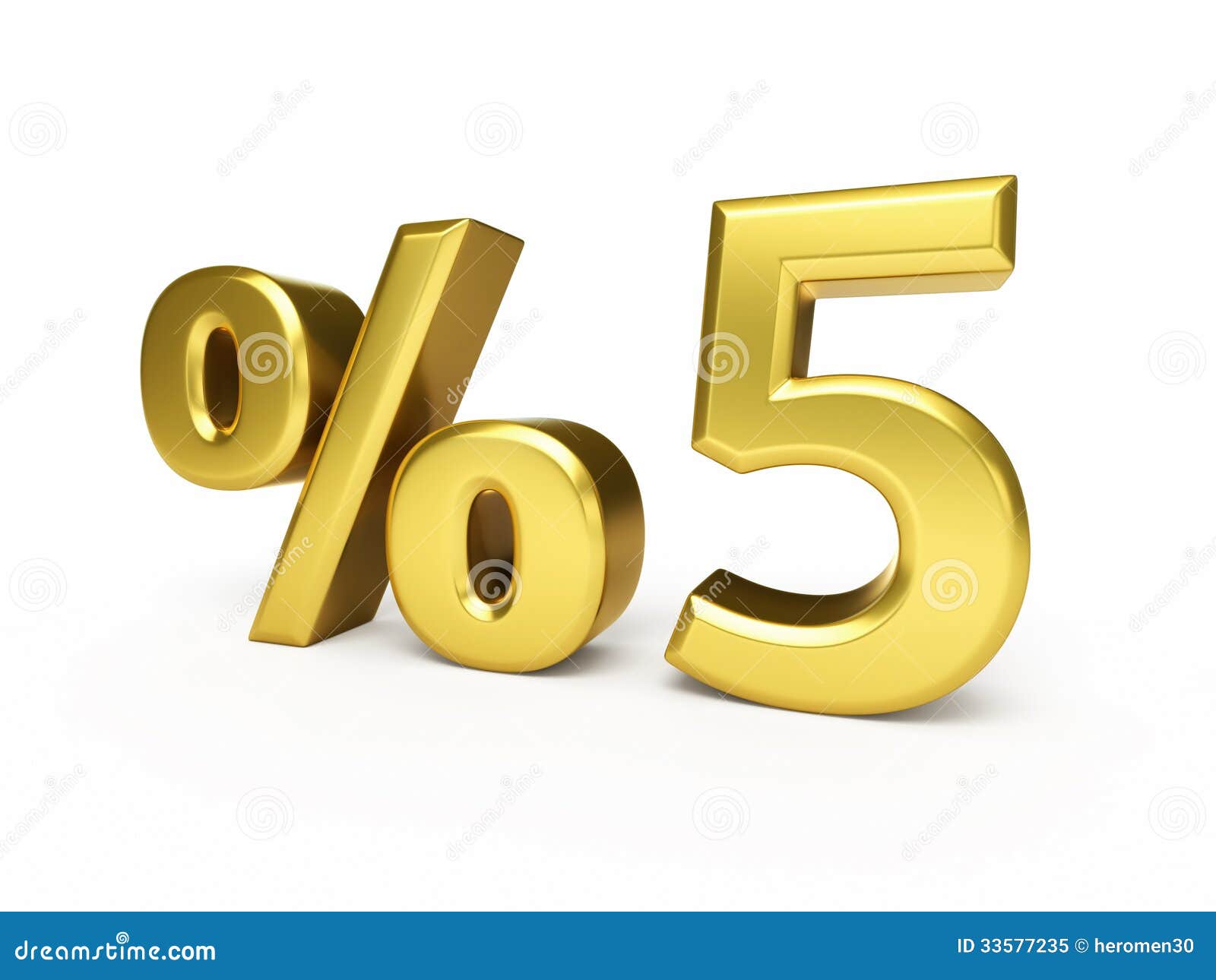 Cinque per cento illustrazione di stock. Illustrazione di commercio ...