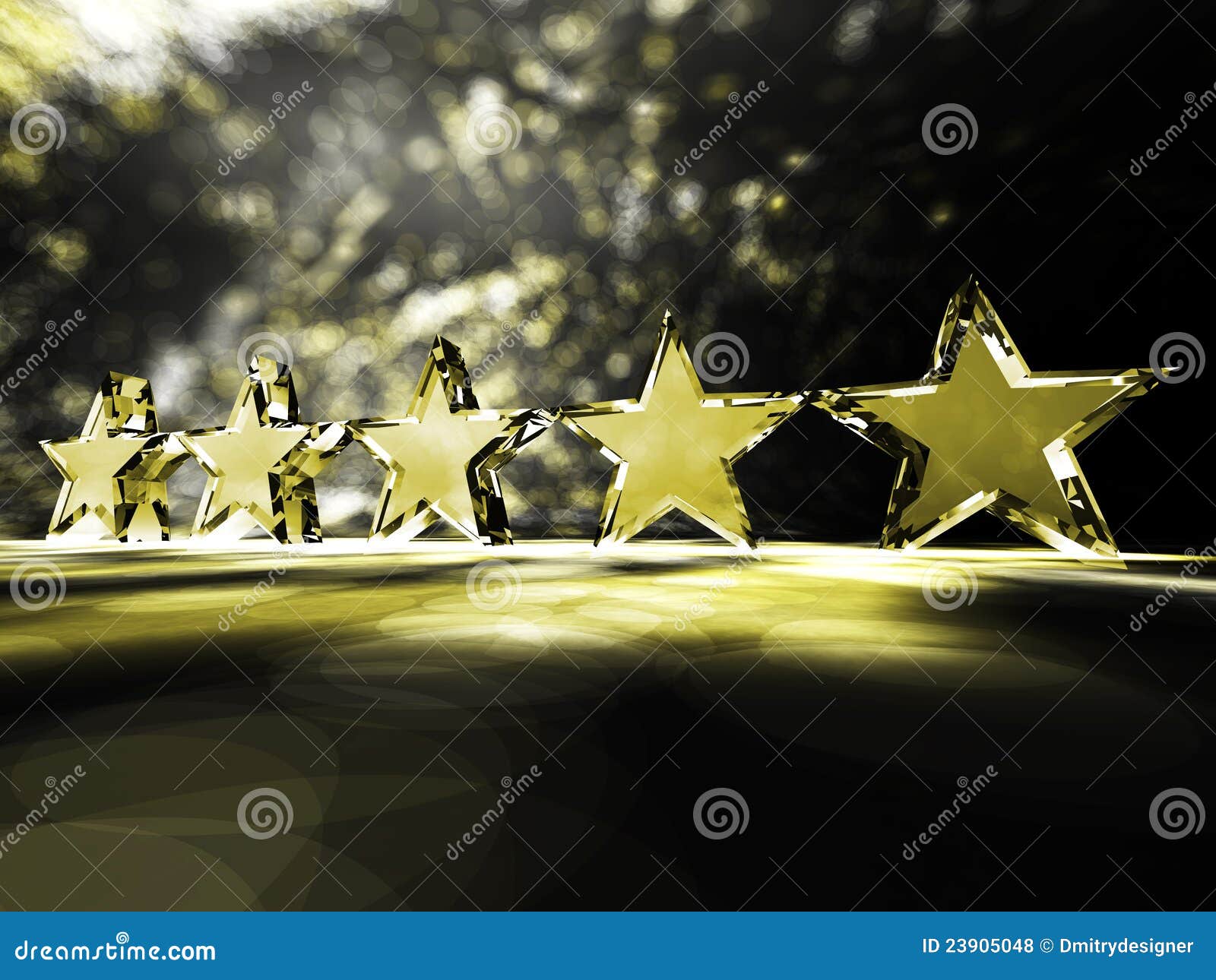 Cinque stelle fotografia stock. Immagine di campione - 23905048