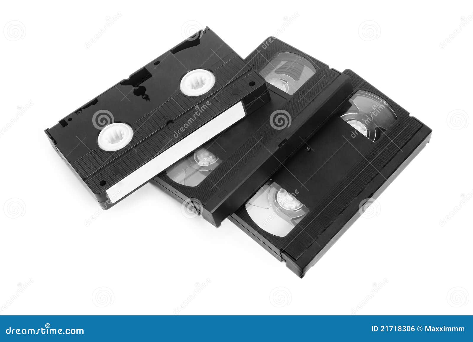 Cinta Clásica Del Vhs Aislada Foto de archivo - Imagen de retroceder ...