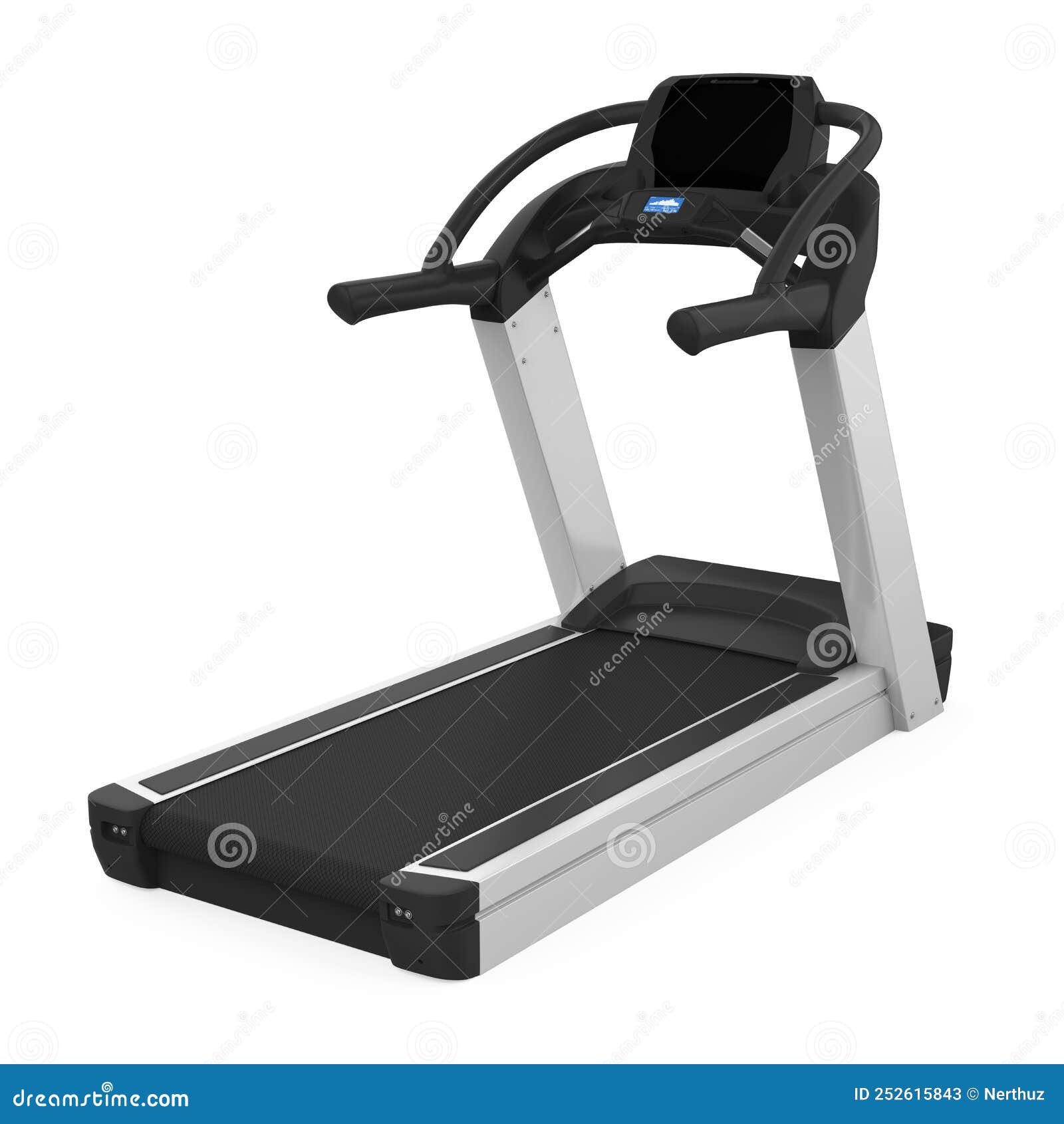 Cinta De Correr Aislada Sobre Fondo Blanco Stock de ilustración ...