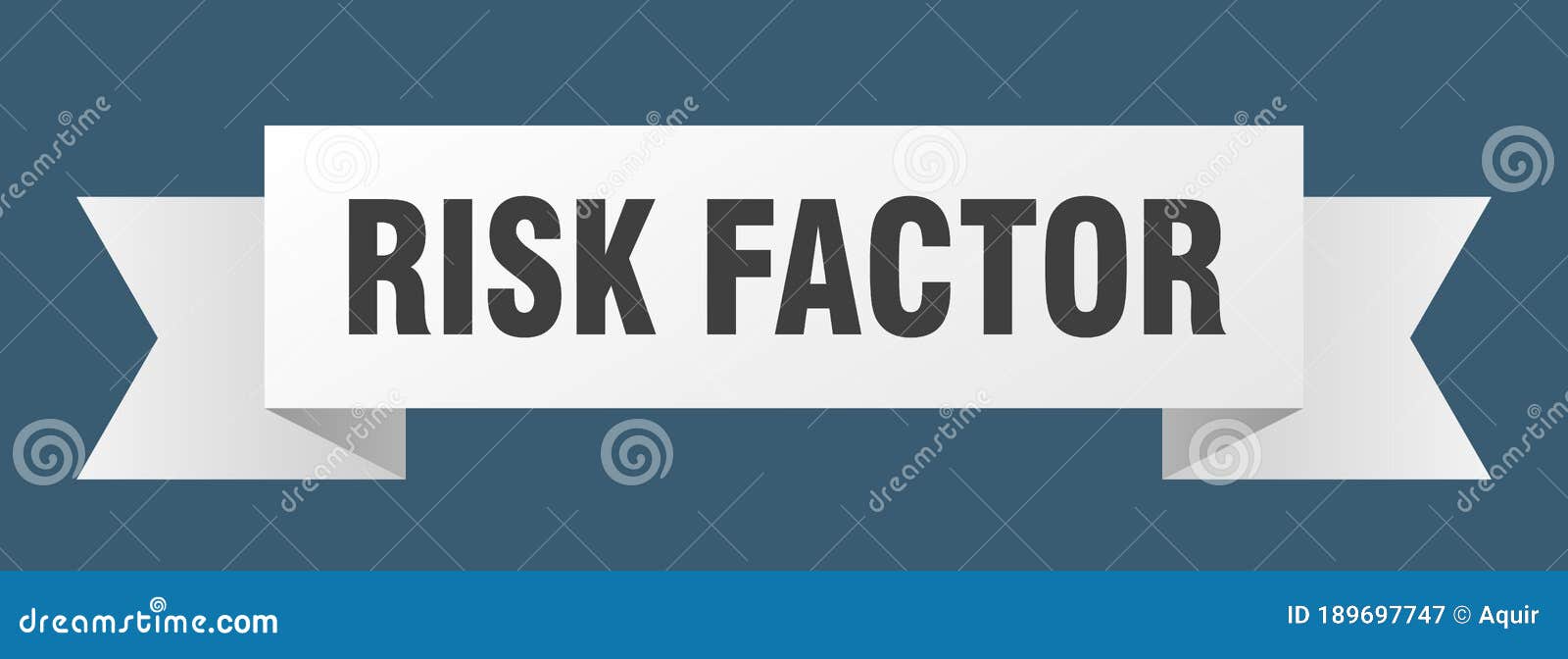 Cinta De Factor De Riesgo. Signo De Banda Aislada De Factor De Riesgo ...