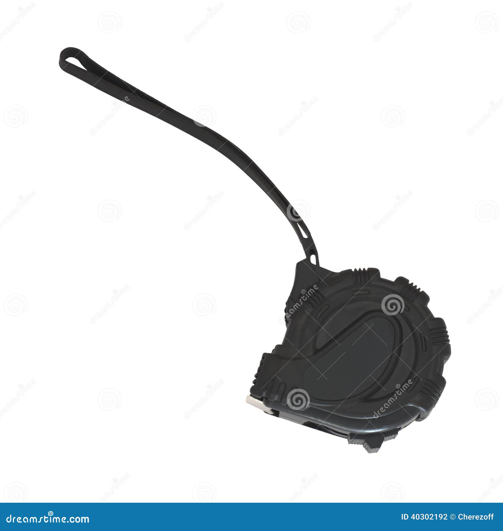 Cinta métrica negra foto de archivo. Imagen de brillante - 40302192