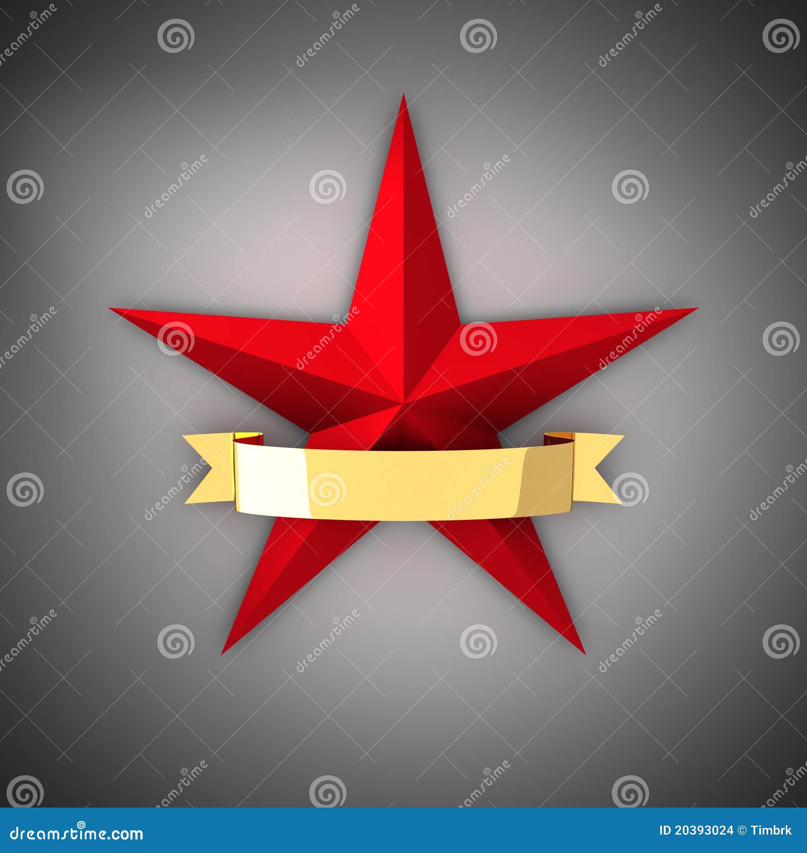 Cinta Roja De La Estrella Y Del Oro Stock de ilustración - Ilustración ...