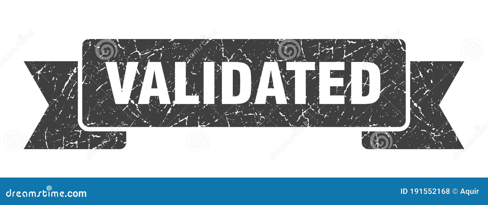 Cinta Validada. Signo De Banda De Grifo Validado. Ilustración del ...