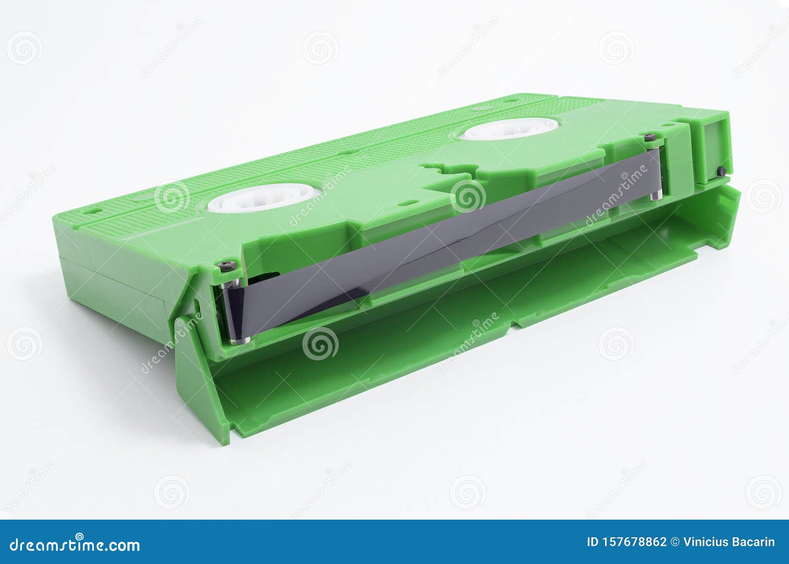 Cinta VHS Con Cubierta Abierta Foto de archivo - Imagen de verde ...