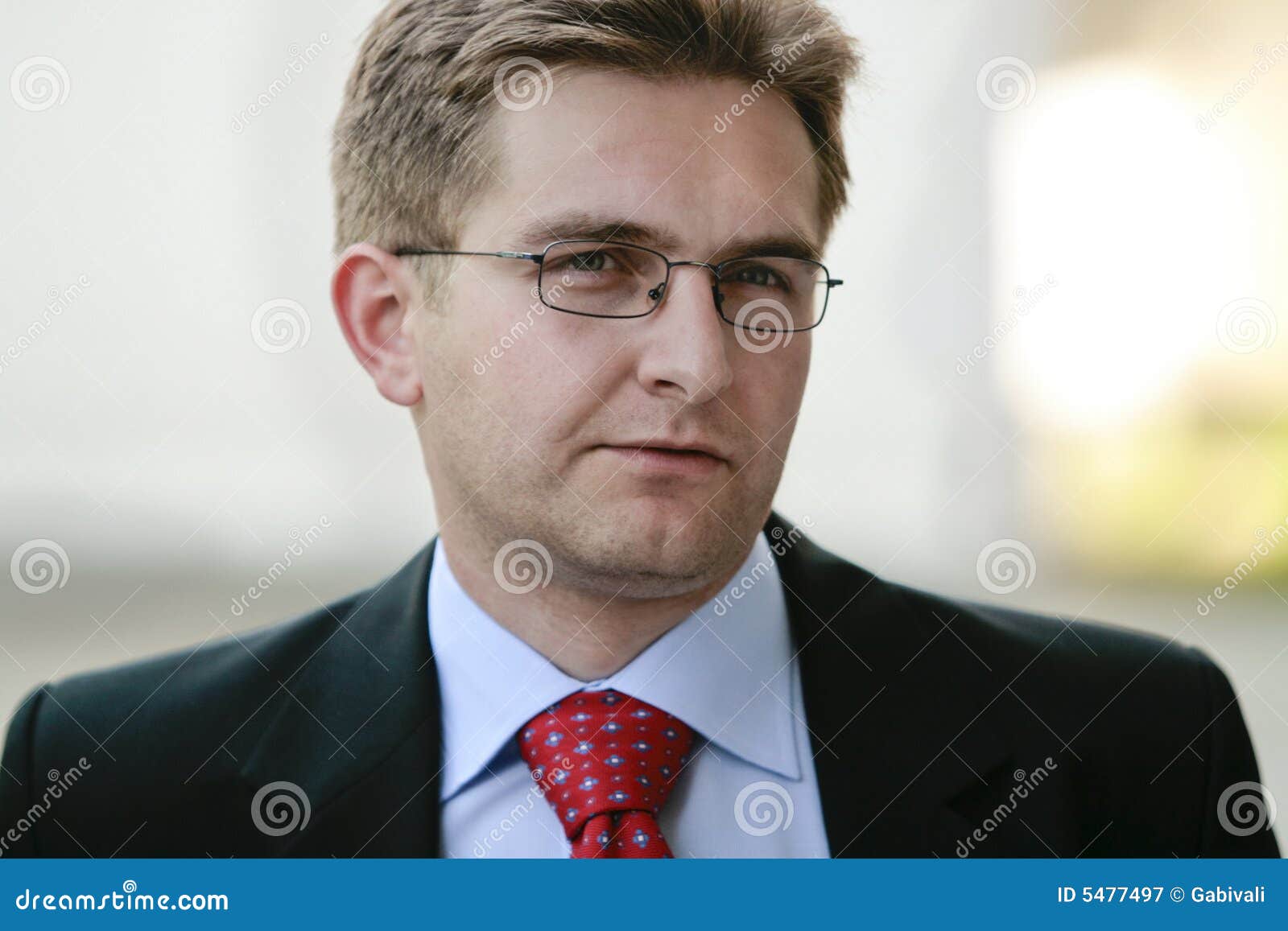 CIO with superior look stock image. Image of trust, looking - 5477497