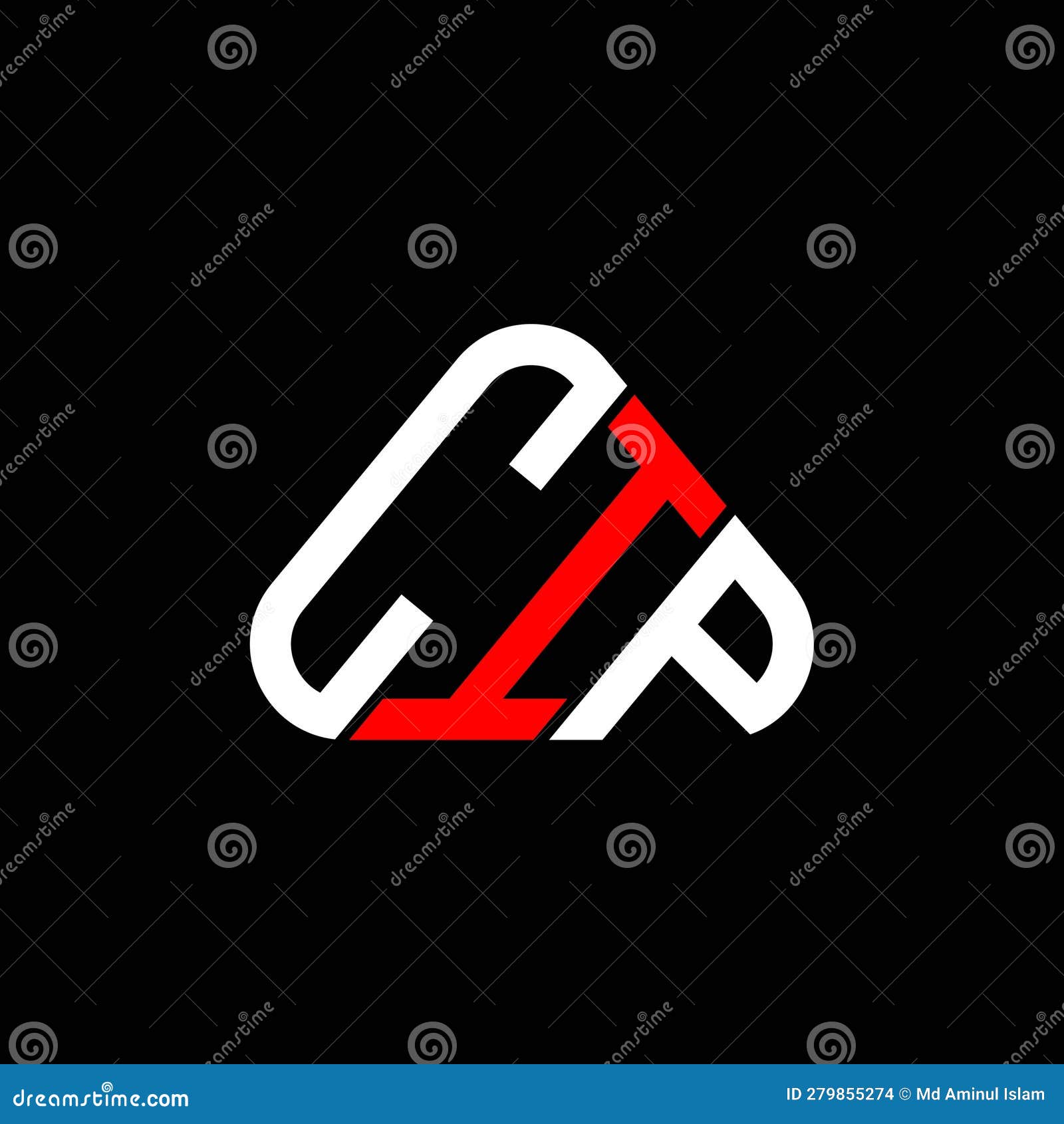 CIP Letter Logo Creative Design with Vector Graphic, CIP Simple and ...