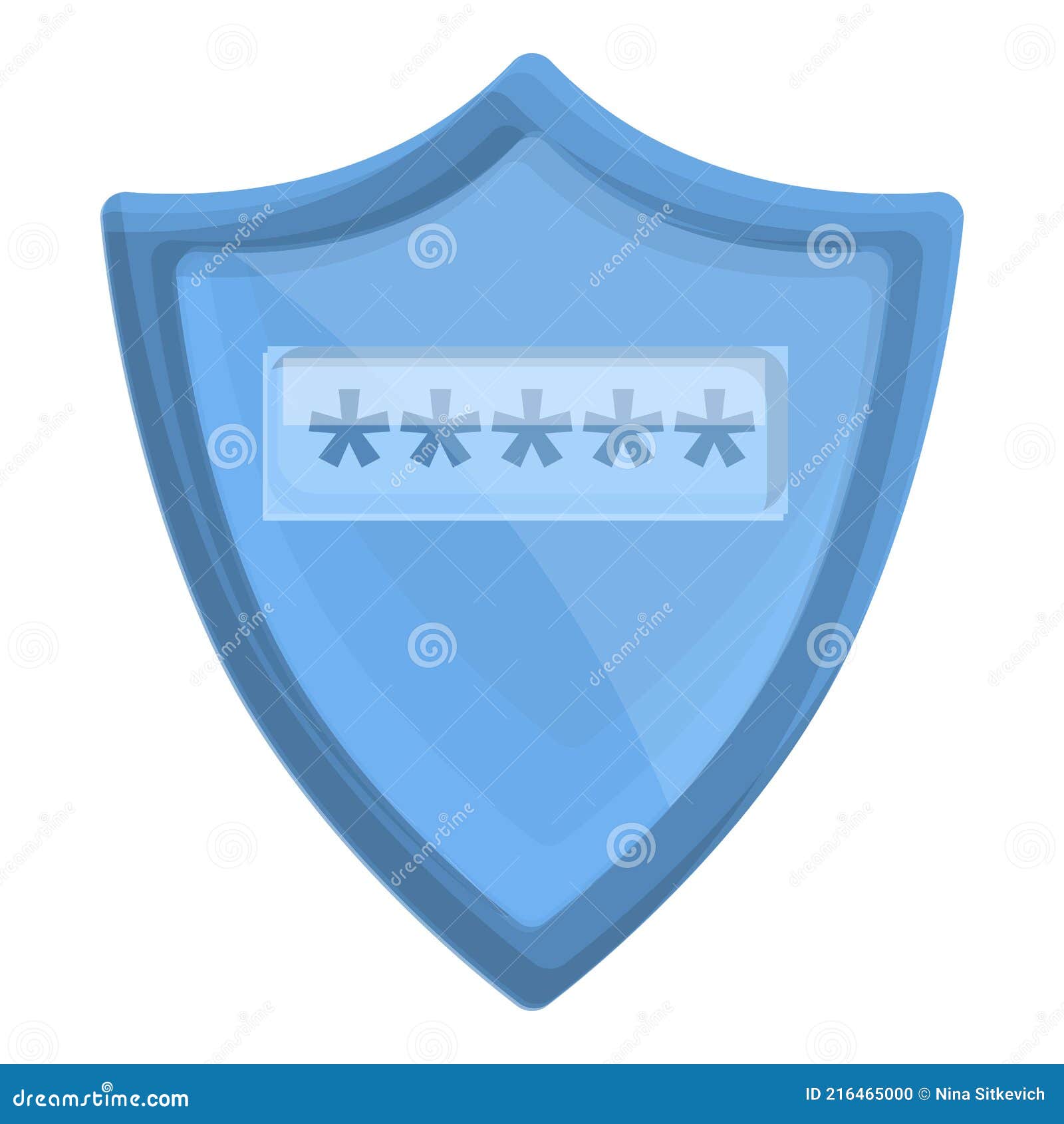 Cipher Shield Icon, Cartoon Style Stock Vector - Illustration of cypher ...