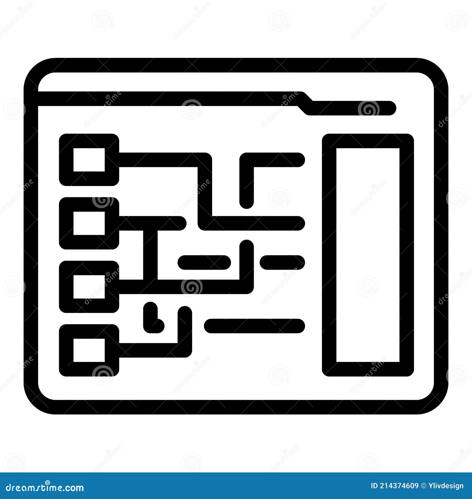 Cipher System Icon, Outline Style Stock Vector - Illustration of ...