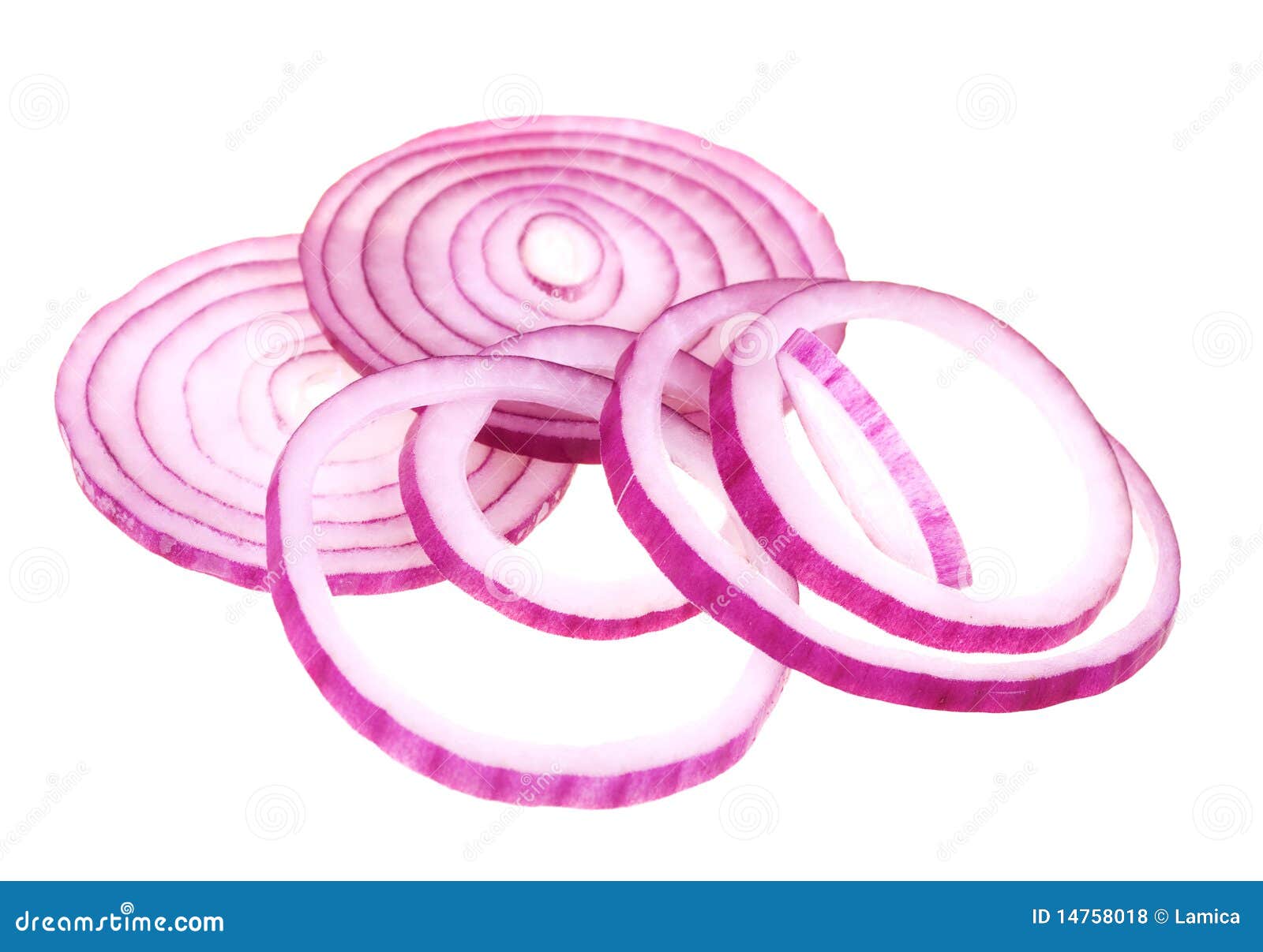 Cipolla Rossa Fresca Affettata Fotografia Stock - Immagine di alimento ...