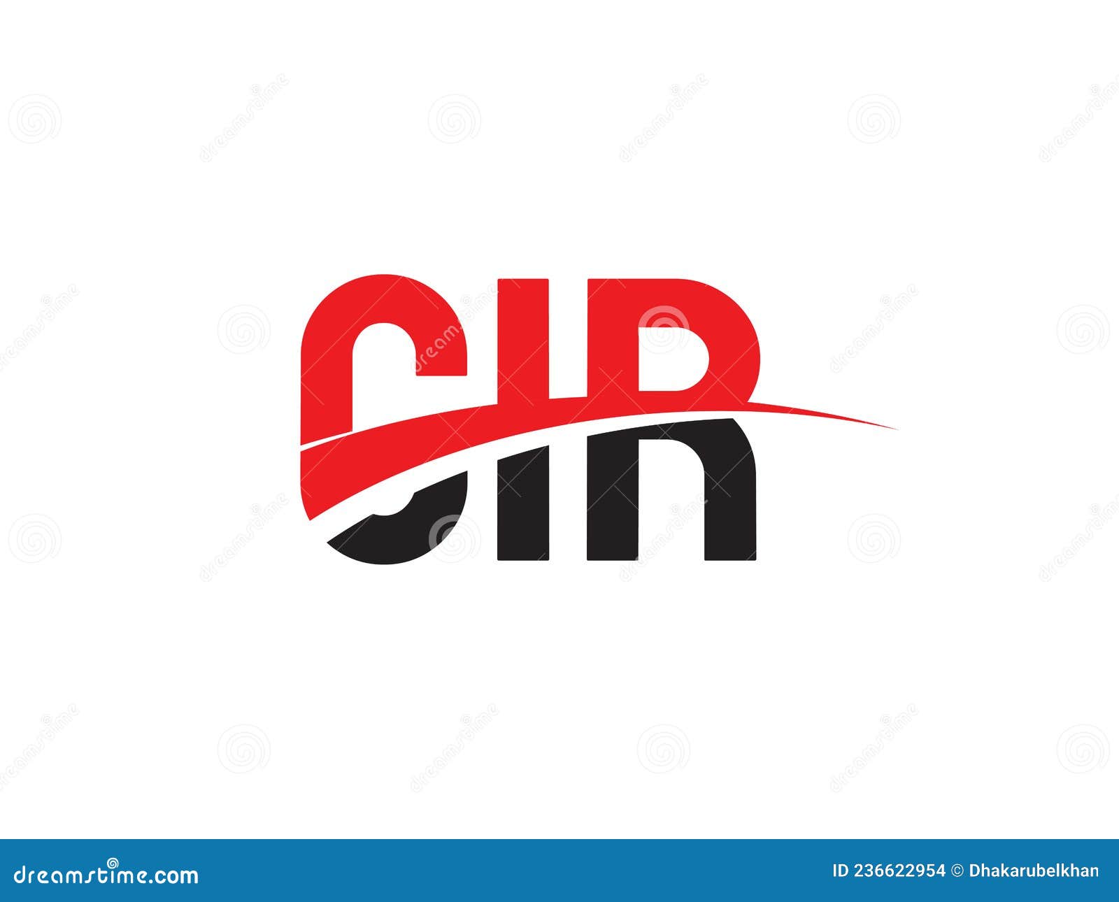 CIR Letter Initial Logo Design Vector Illustration Stock Vector ...