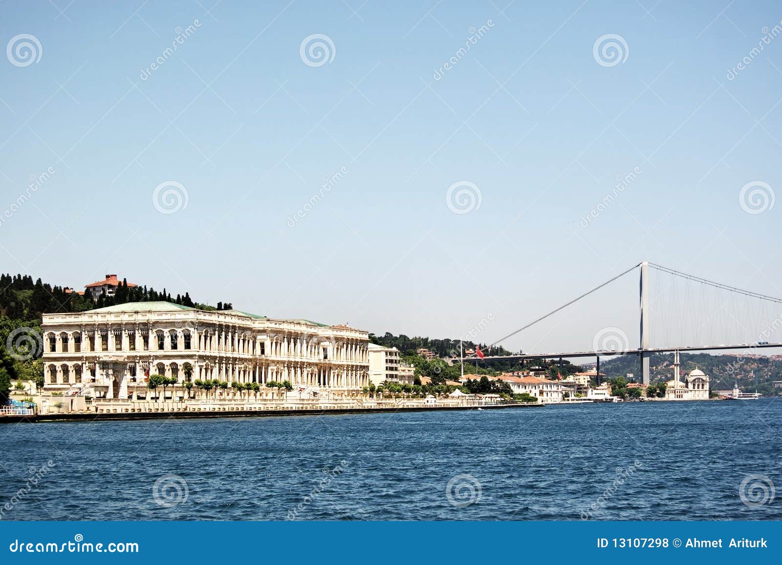Ciragan Palace stock photo. Image of islamic, outdoor - 13107298