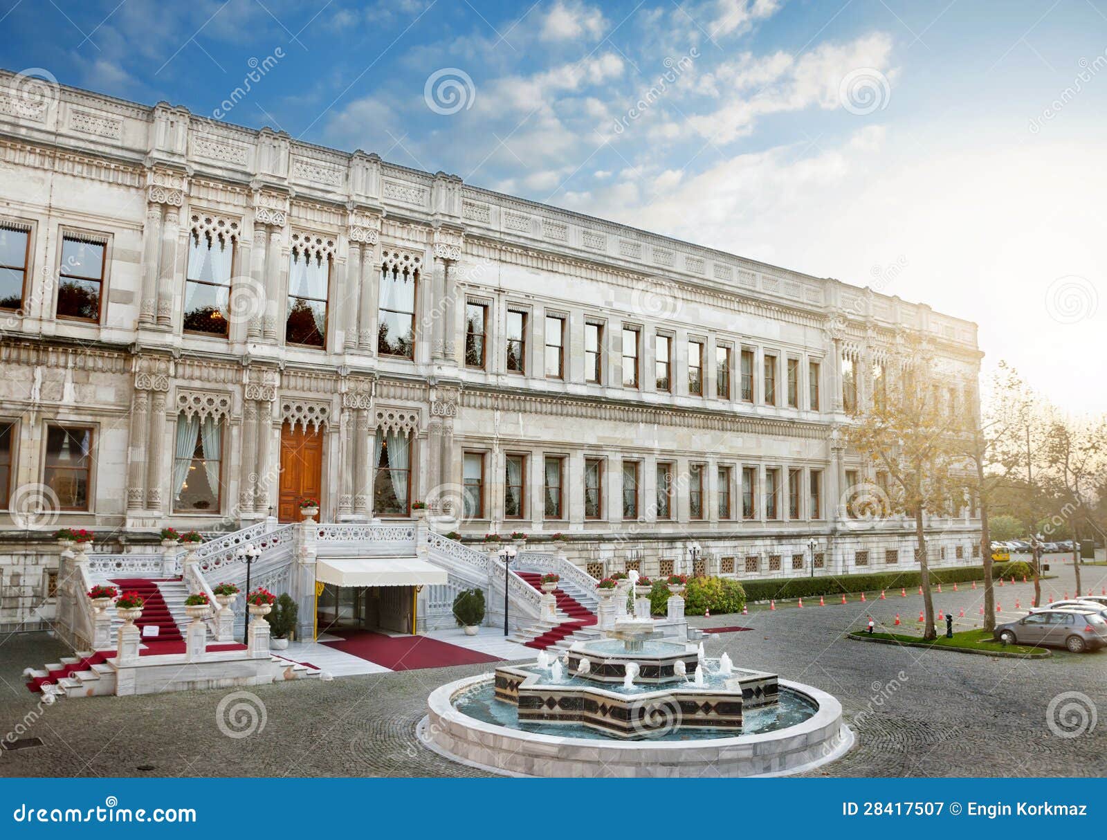 Ciragan Palace stock image. Image of bosphorus, empire - 28417507