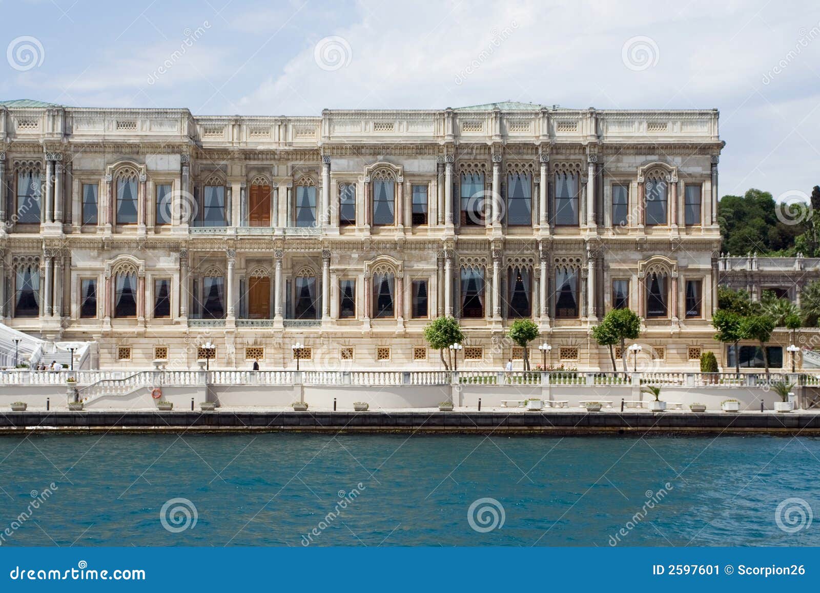 Ciragan palace hotel stock image. Image of bosporus, ottoman - 2597601