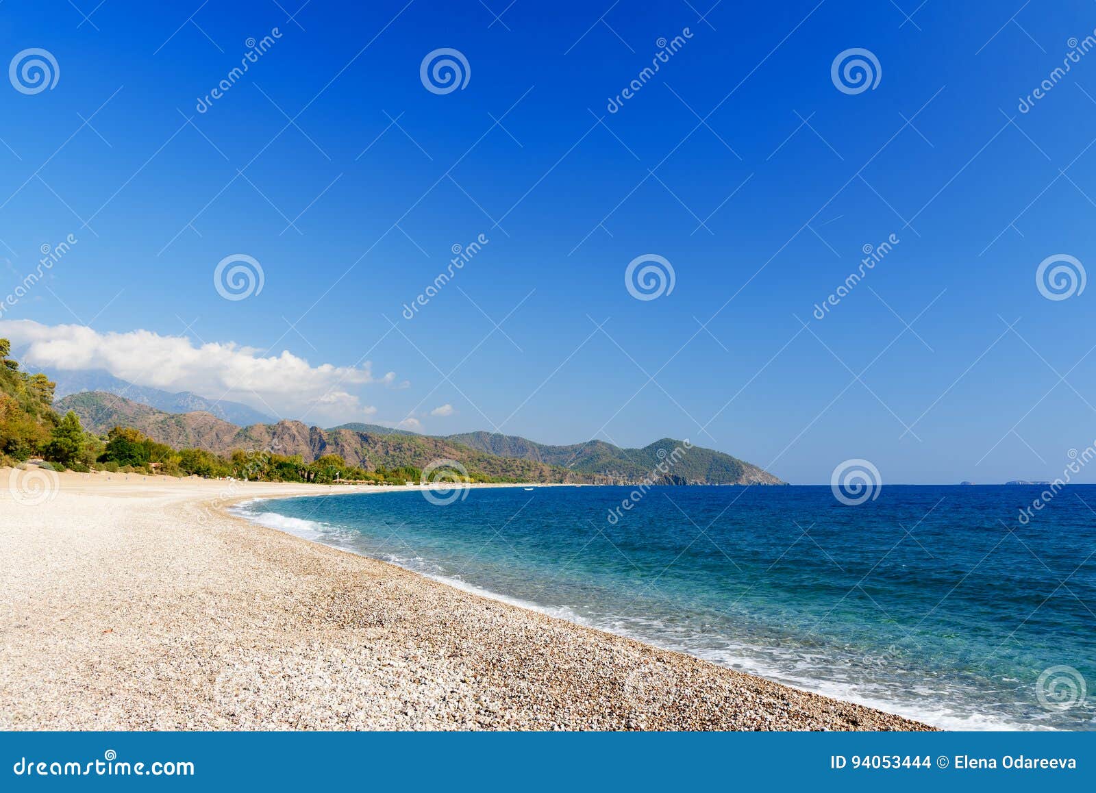 Cirali beach. Turkey stock photo. Image of ancient, blue - 94053444