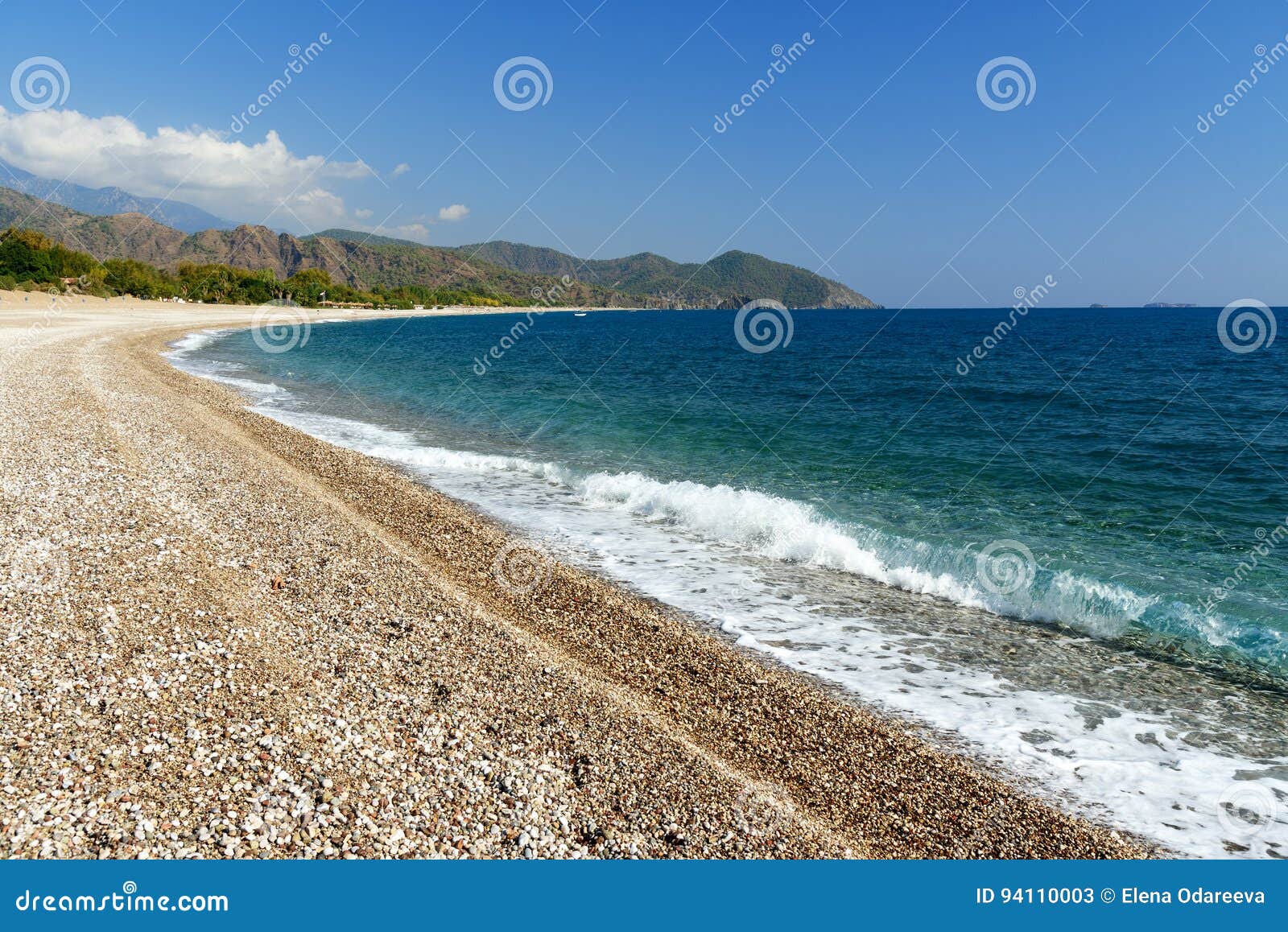 Cirali beach. Turkey stock image. Image of blue, asia - 94110003