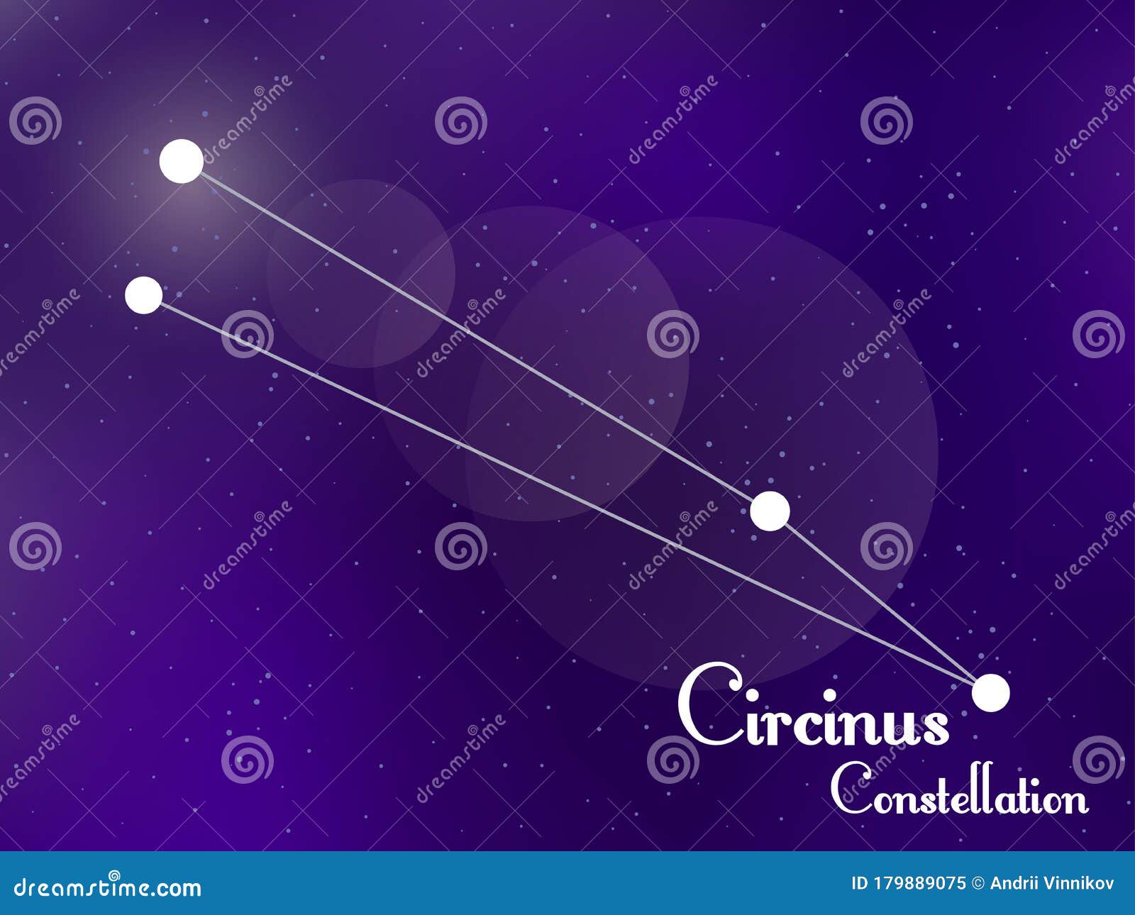 Circinus Constellation. Starry Night Sky. Cluster of Stars, Galaxy ...
