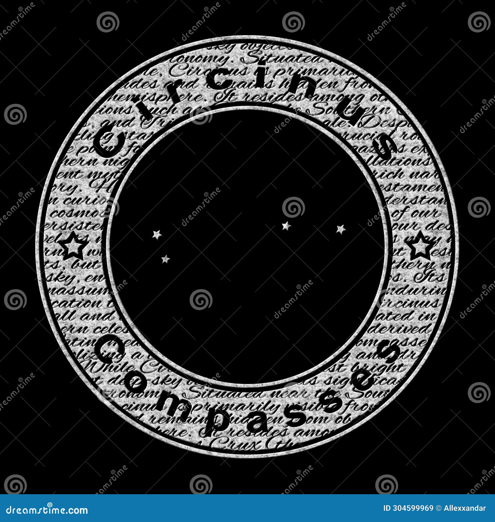 Circinus Star Constellation, Compass Constellation Stock Illustration ...