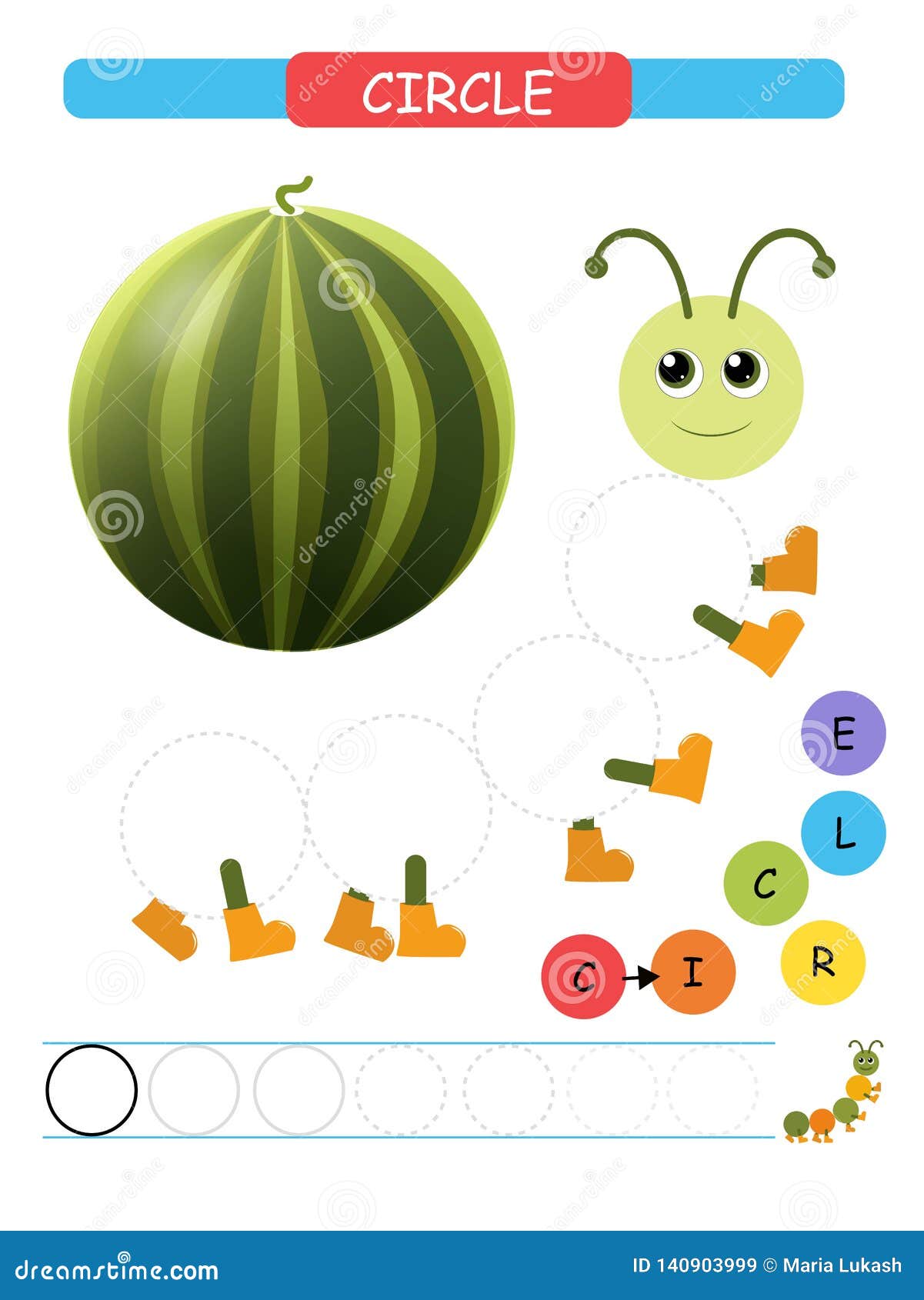 Learn Shapes and Geometric Figures for Preschool and Kindergarten ...