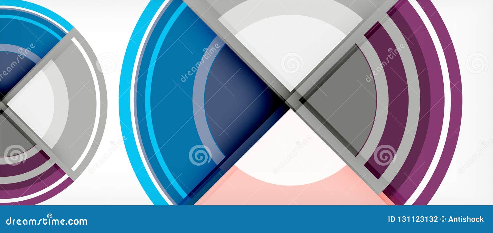 Circle Abstract Background, Geometric Modern Design Template Stock ...