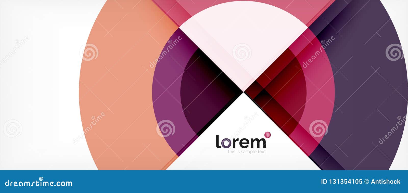 Circle Abstract Background, Geometric Modern Design Template Stock ...