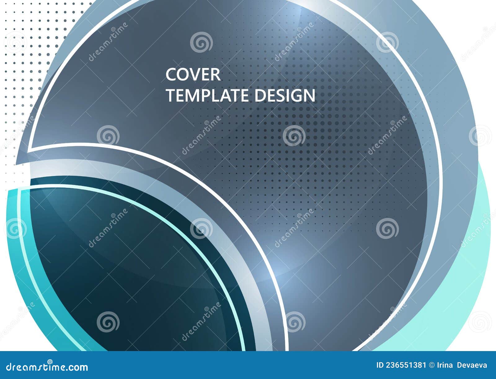 Circle Abstract Background, Geometric Round Modern Design Template ...