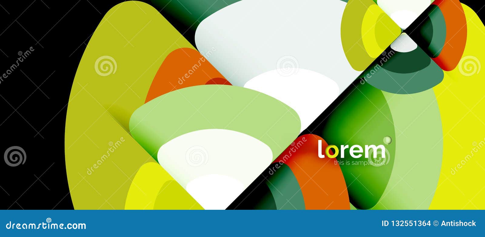 Circle abstract background stock vector. Illustration of color - 132551364