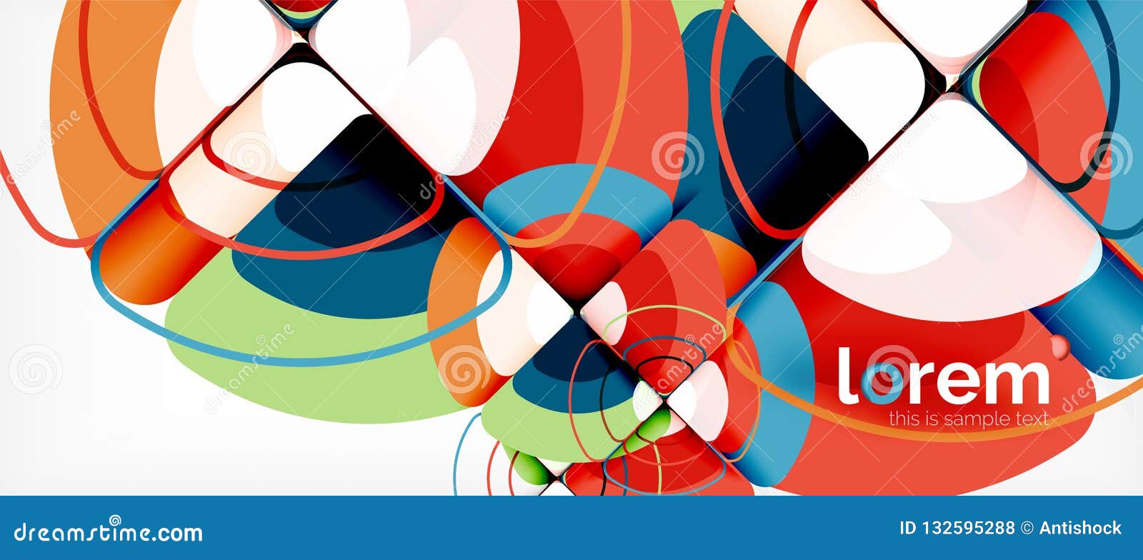 Circle abstract background stock vector. Illustration of design - 132595288