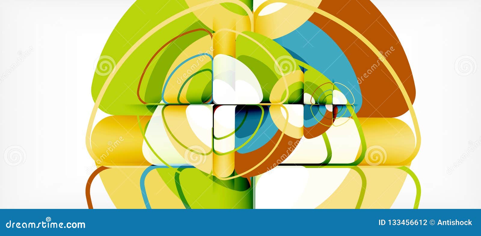 Circle abstract background stock vector. Illustration of cool - 133456612