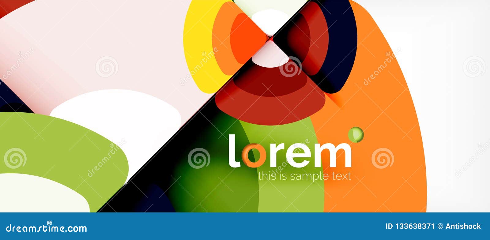 Circle abstract background stock vector. Illustration of composition ...