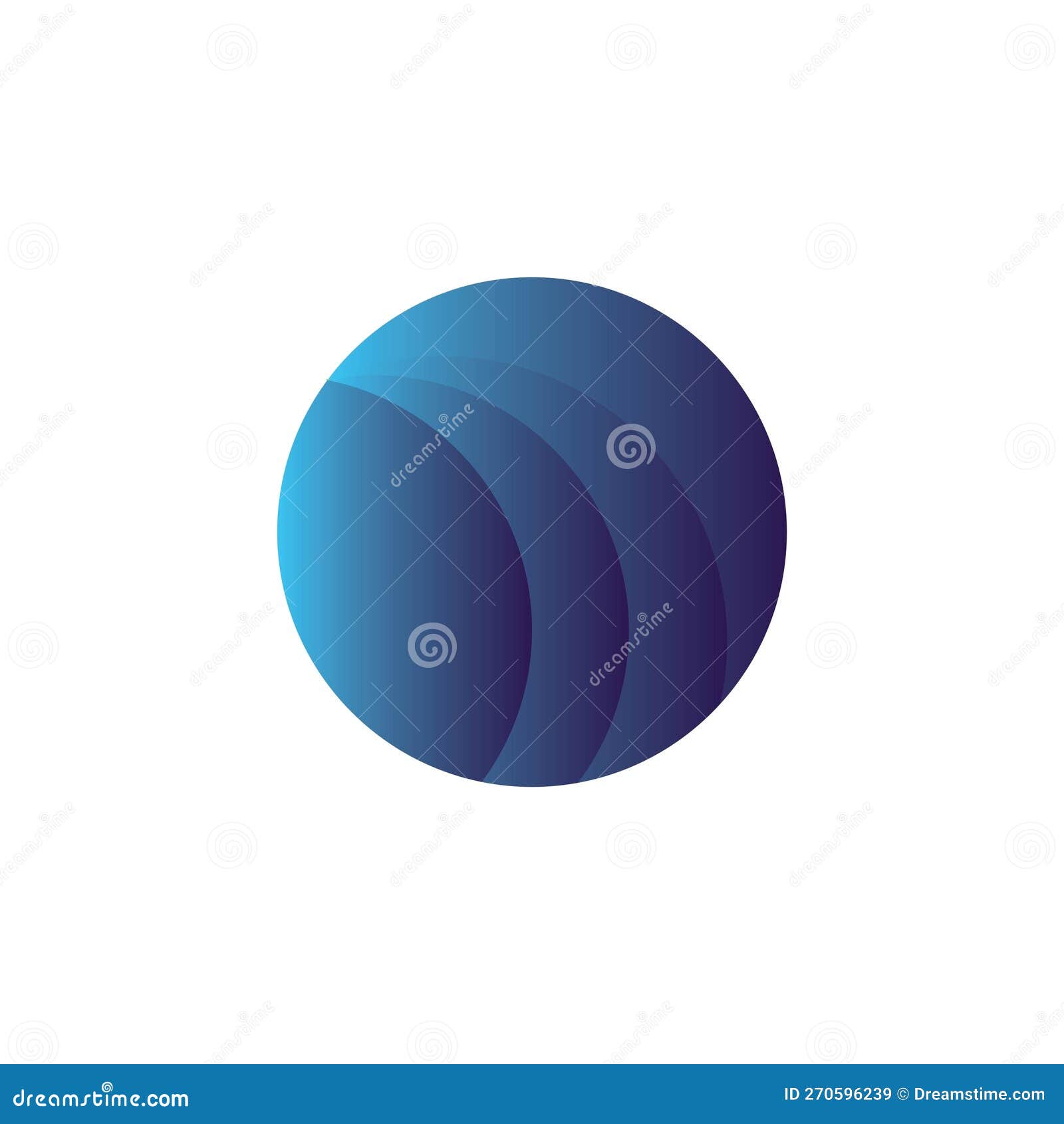 Circle Abstract Icon Logo Free Vector Stock Vector - Illustration of ...