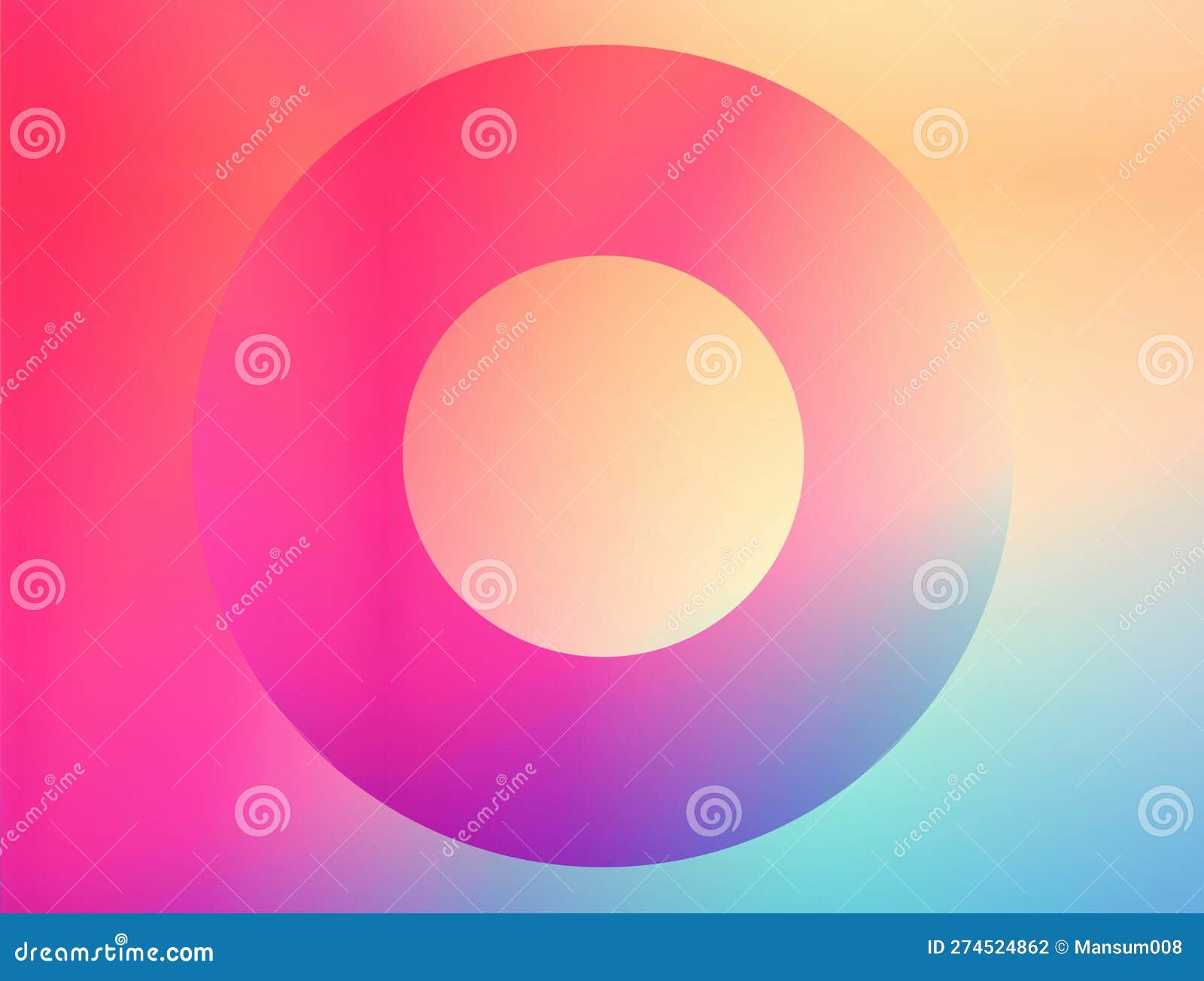 Circle Abstract Pink Gradient Background Stock Illustration ...