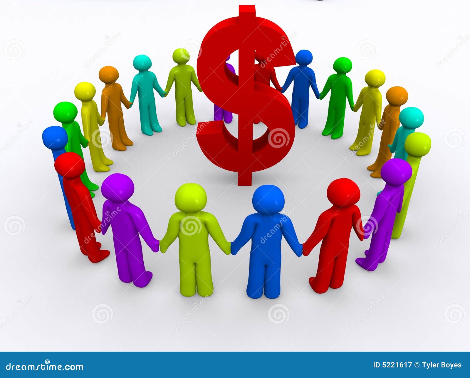 Circle around money stock illustration. Illustration of computer - 5221617