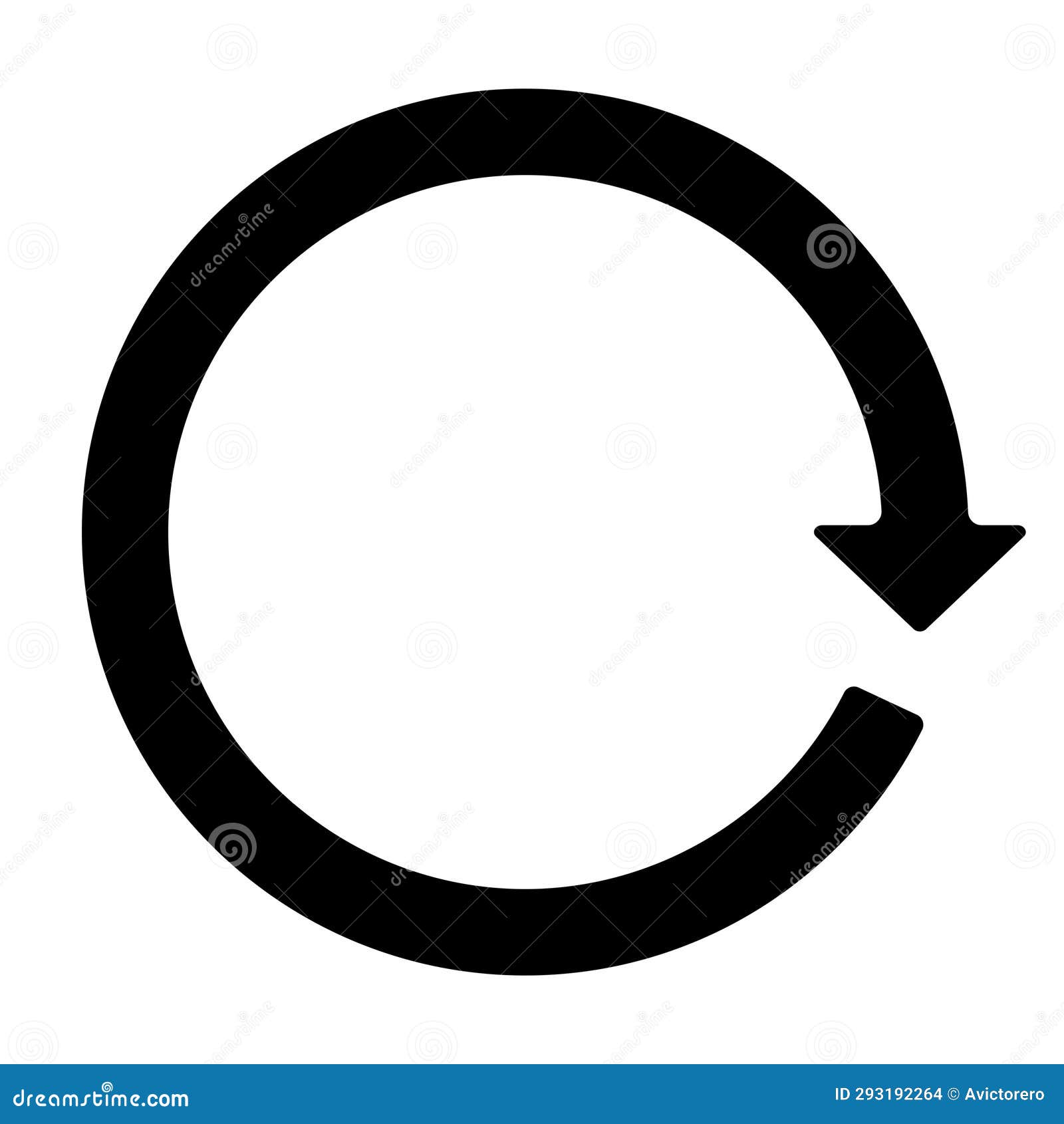 Repeat Concept Vector Linear Icon Isolated On Transparent Background ...