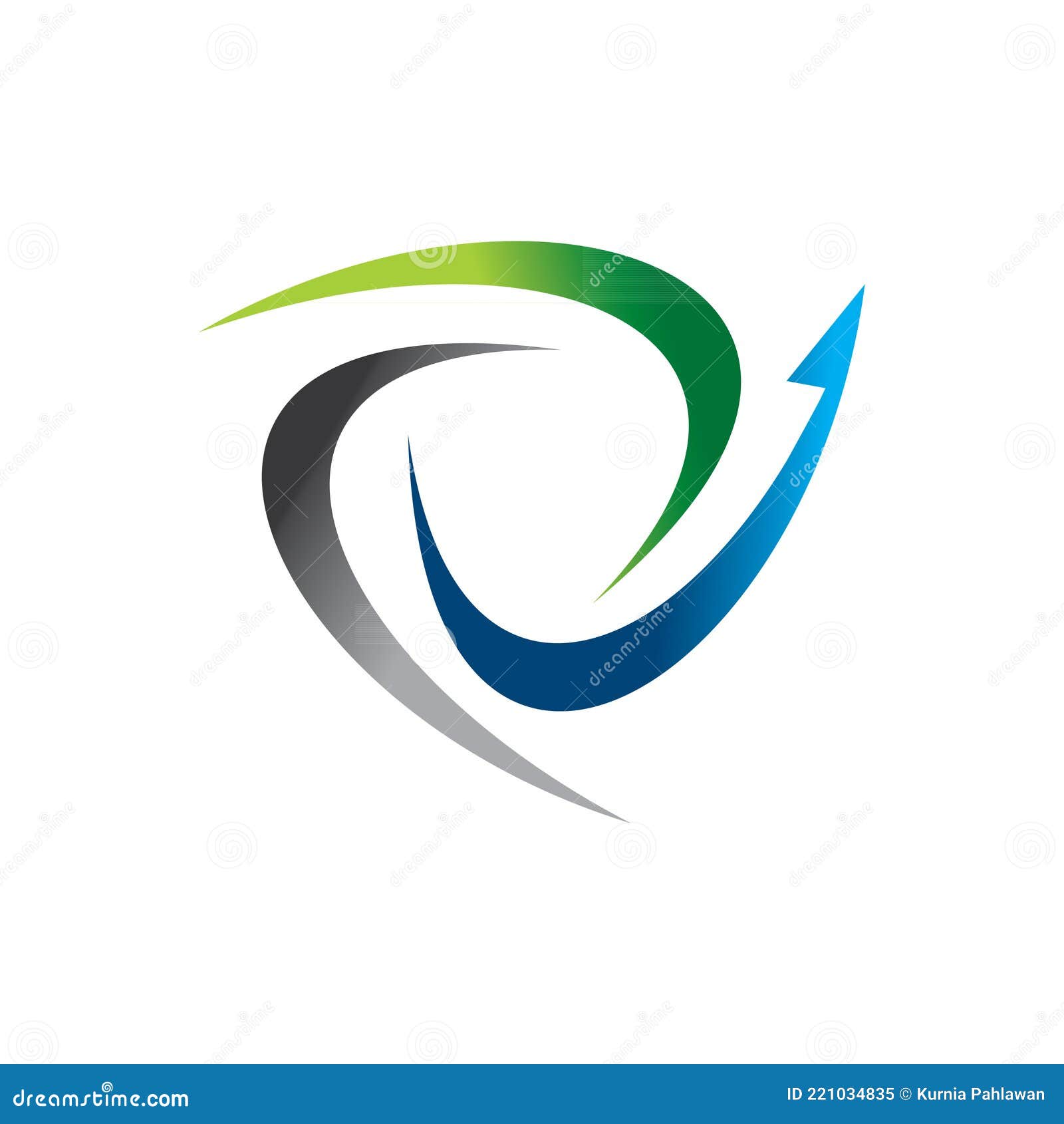 Circle Arrow Logo , Abstract Arrow Logo Stock Vector - Illustration of ...