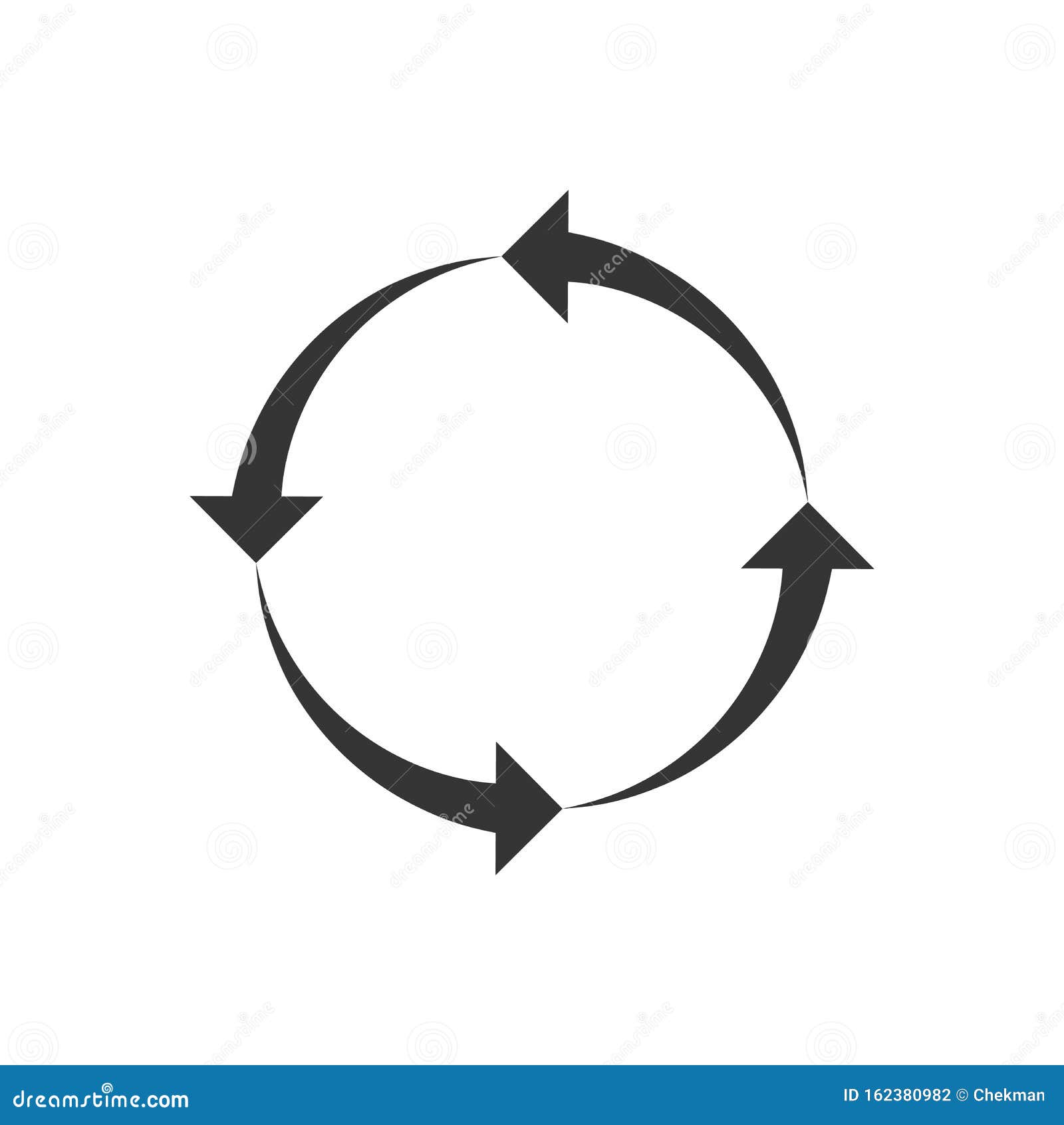 Circle arrow - vector stock illustration. Illustration of business ...