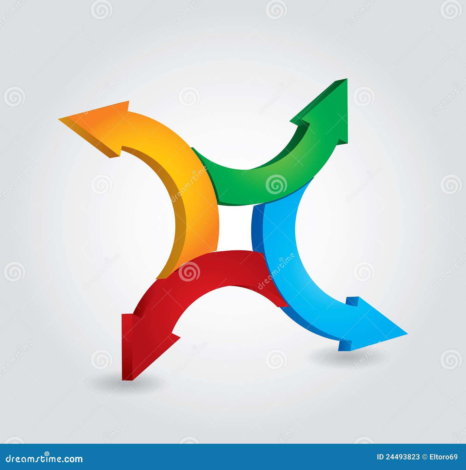 Circle Arrows Royalty-Free Stock Photography | CartoonDealer.com #24493823