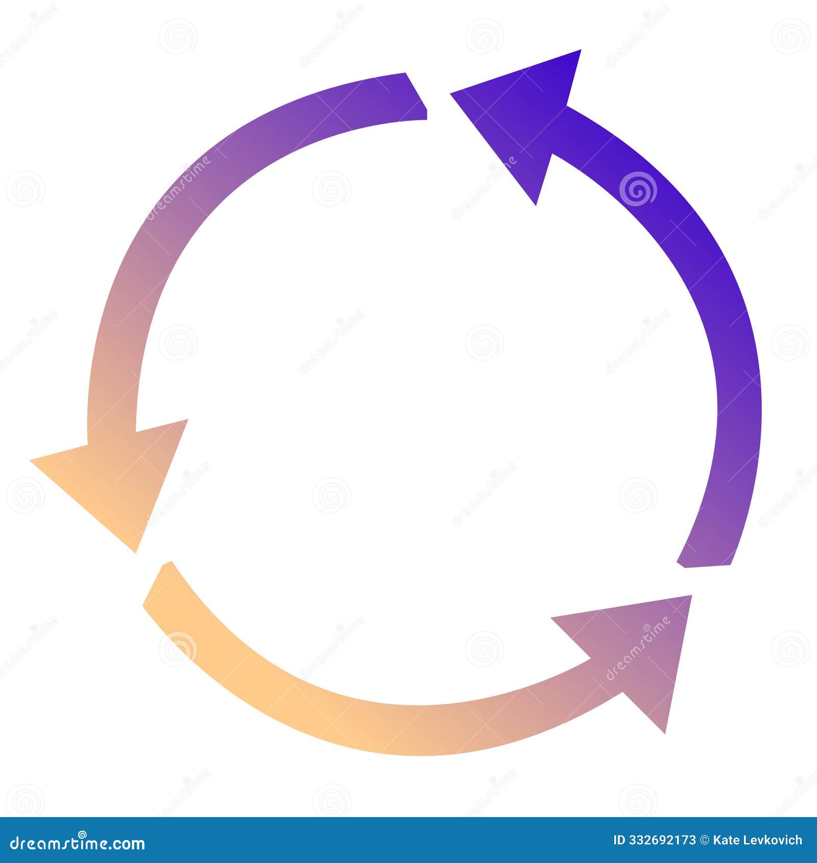 Circle arrows cycle stock vector. Illustration of circle - 332692173