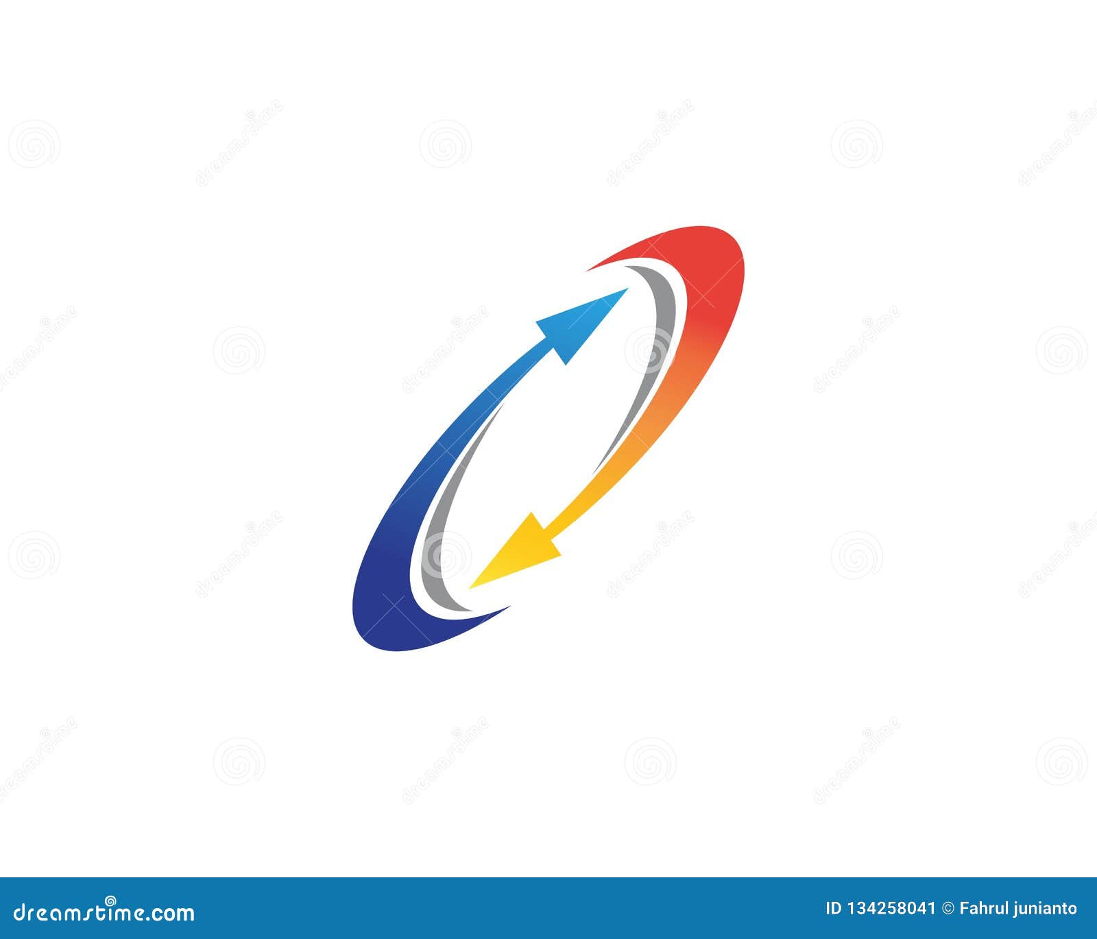 Circle Arrows Logo Template Stock Vector - Illustration of ...