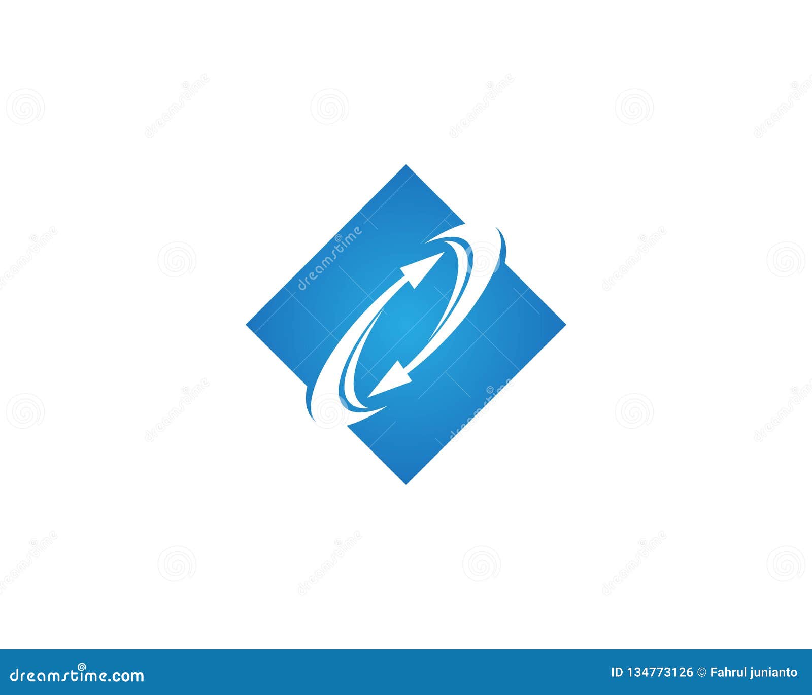 Circle Arrows Logo Template Stock Vector - Illustration of looped, loop ...