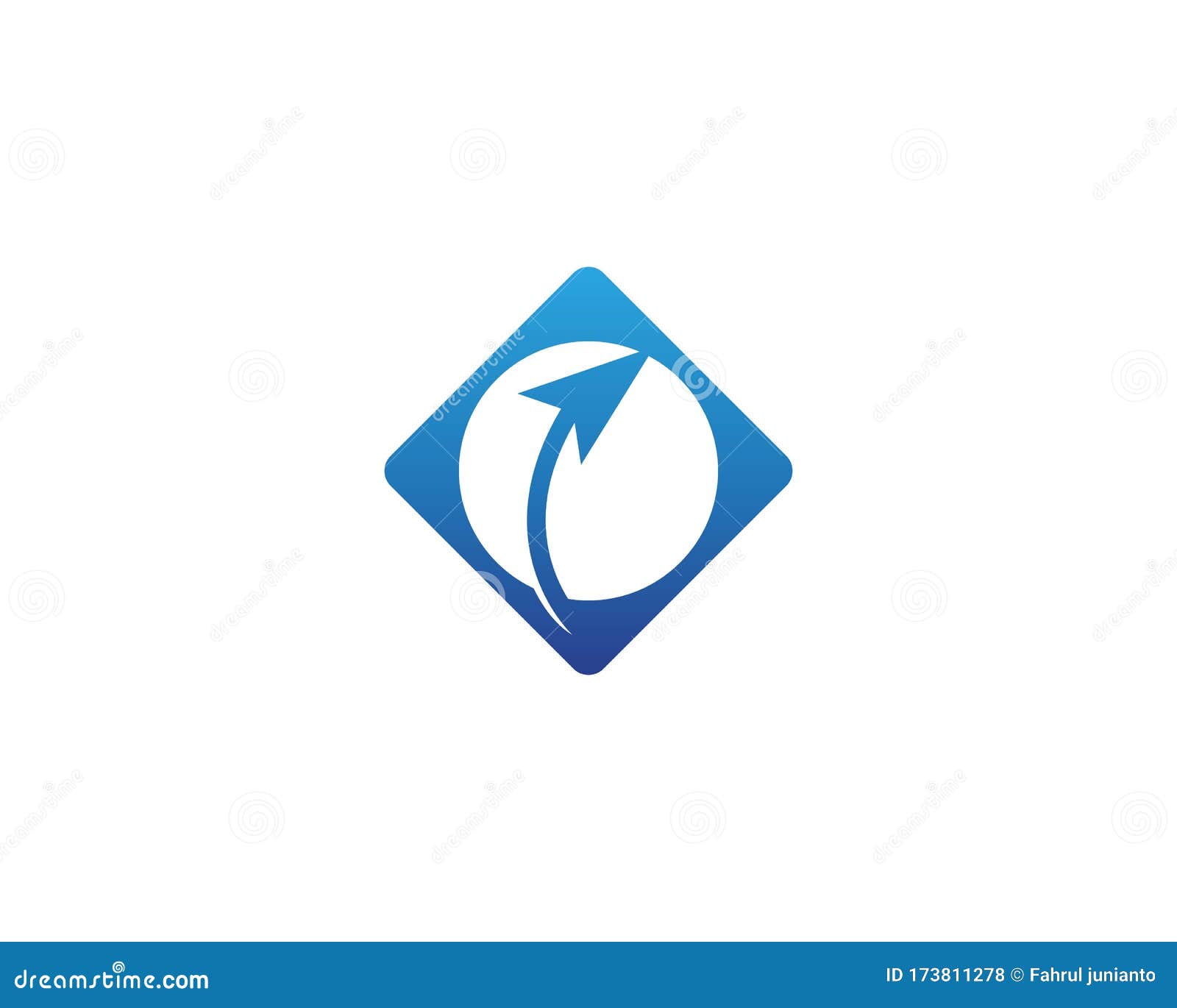 Circle Arrows Logo Vector Template Stock Illustration - Illustration of ...