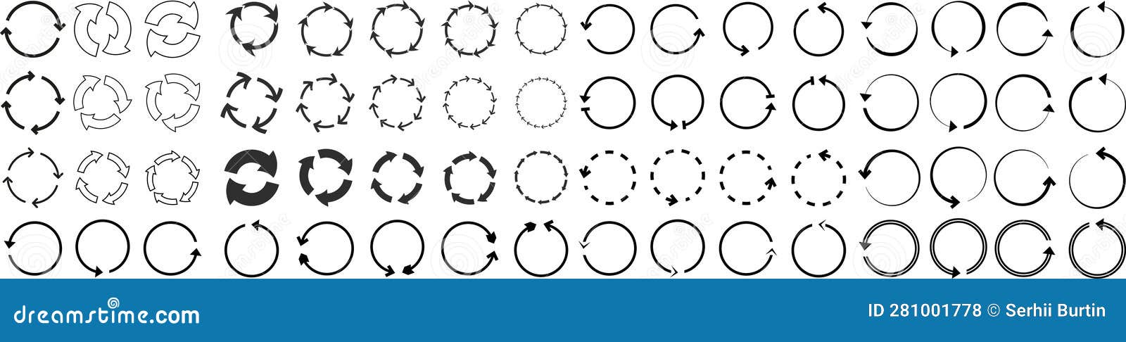Circle Arrows. Round Reload or Repeat Icon, Rotate Arrow and Spinning ... Circle Arrows. Round Reload or Repeat Icon, Rotate Arrow and Spinning ...