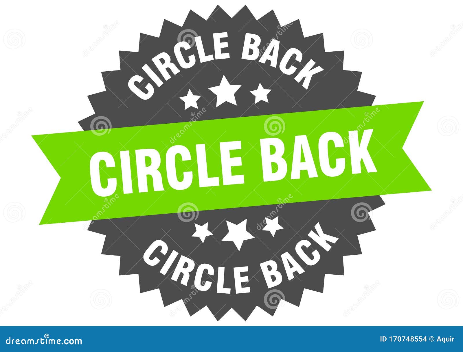 Circle Back Sign. Circle Back Circular Band Label. Circle Back Sticker ...