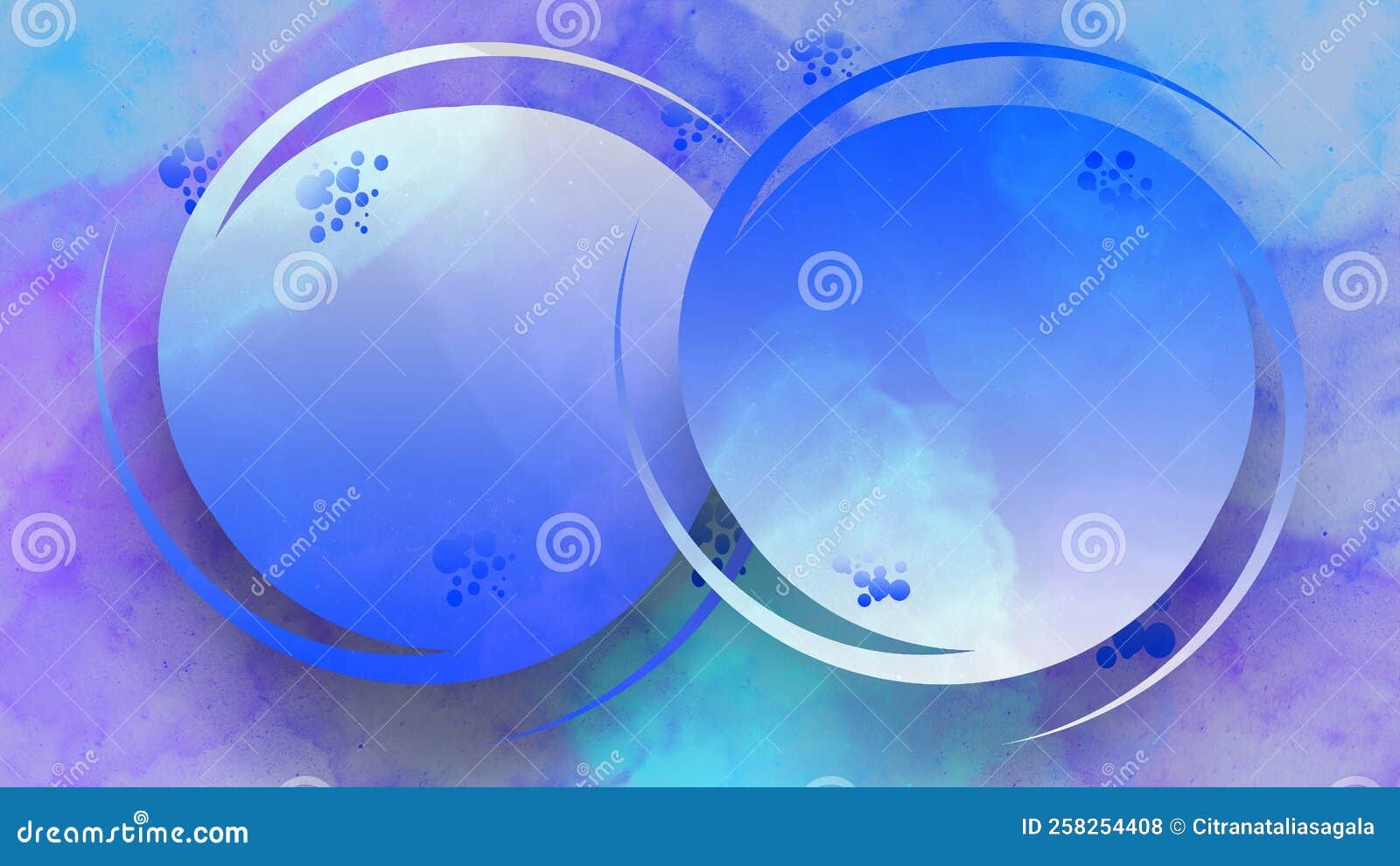 Circle Background Wallpaper Frame Pattern Blue Circle Stock ...