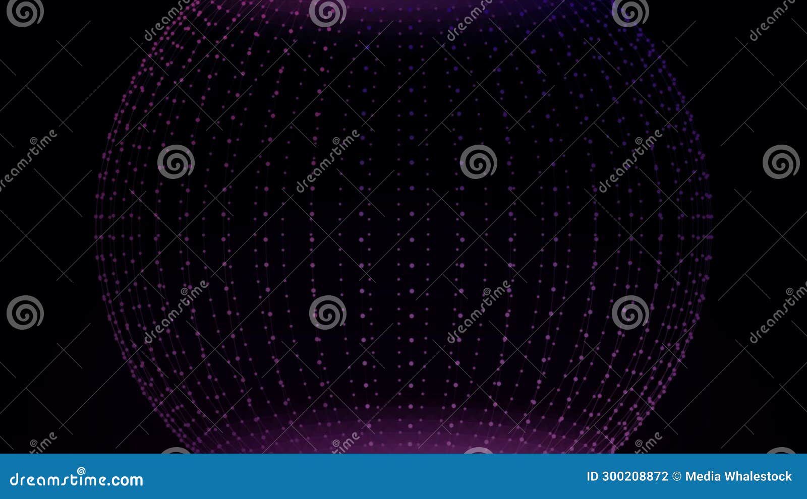 Circle Ball Dots Particle Design. Sphere of Spinning Points, Particles ...