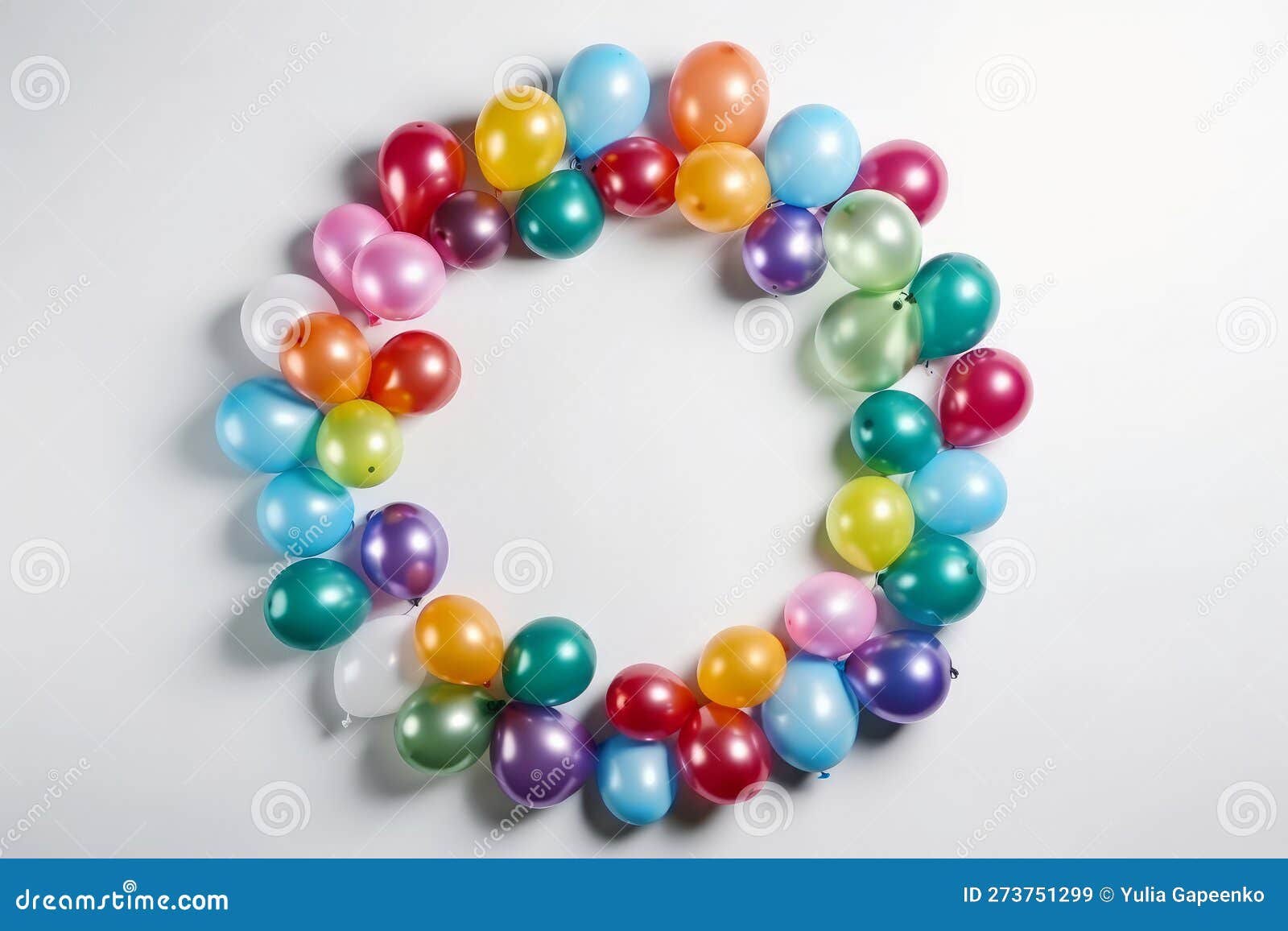 Circle Balloon With Sad Smiley Face In Bow In Trendy Monochrome Blue ...