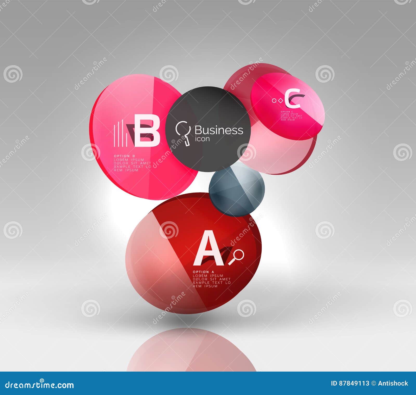 Circle banner template stock illustration. Illustration of frame - 87849113