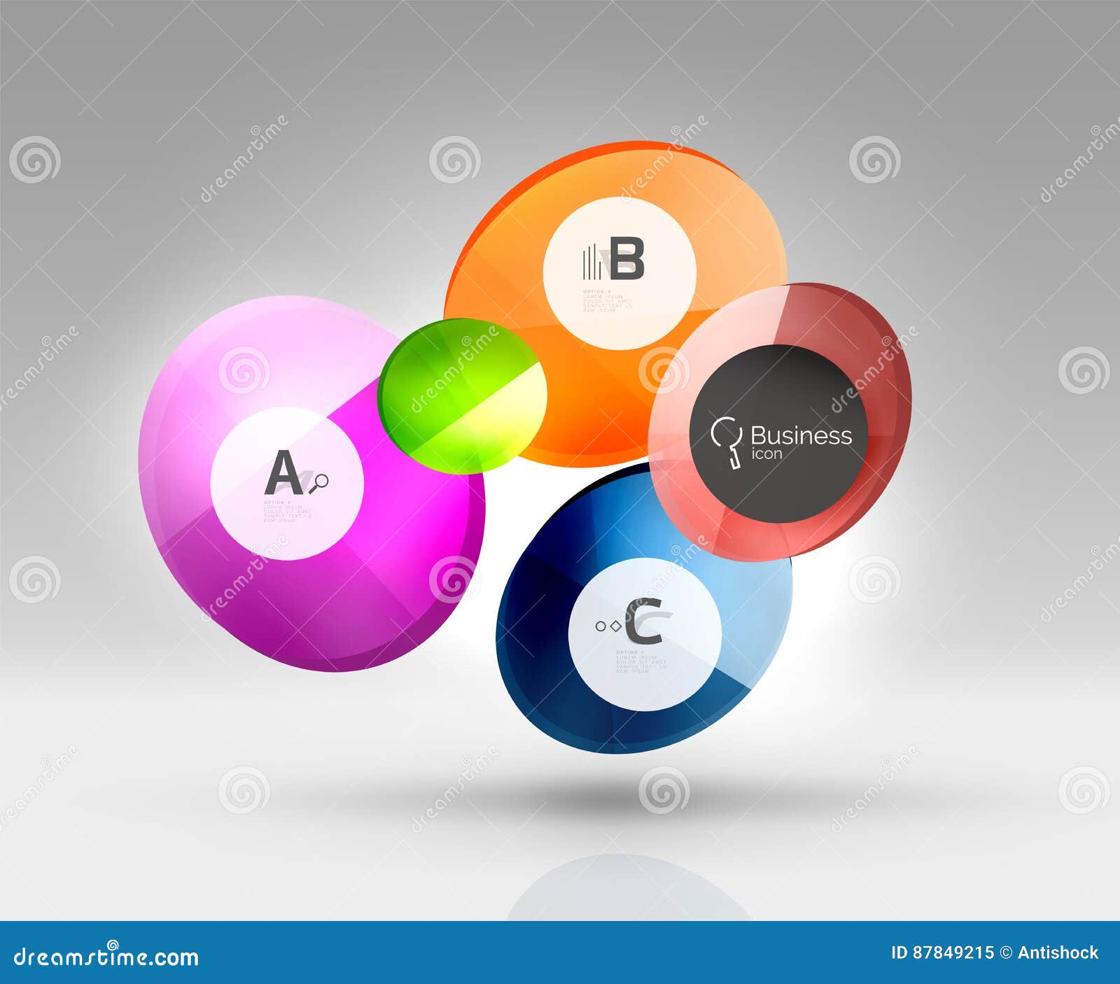 Circle banner template stock illustration. Illustration of banner ...