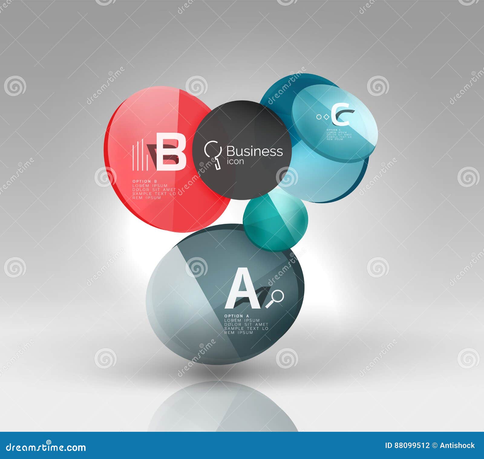 Circle banner template stock illustration. Illustration of element ...