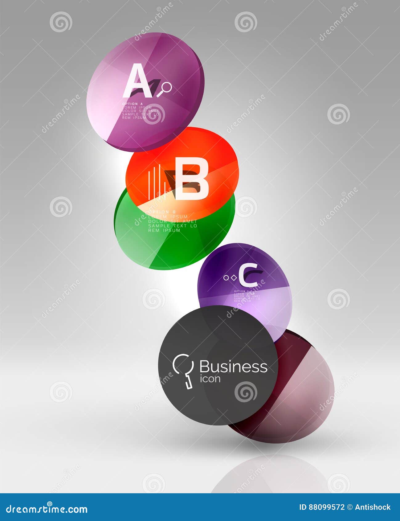 Circle banner template stock illustration. Illustration of element ...